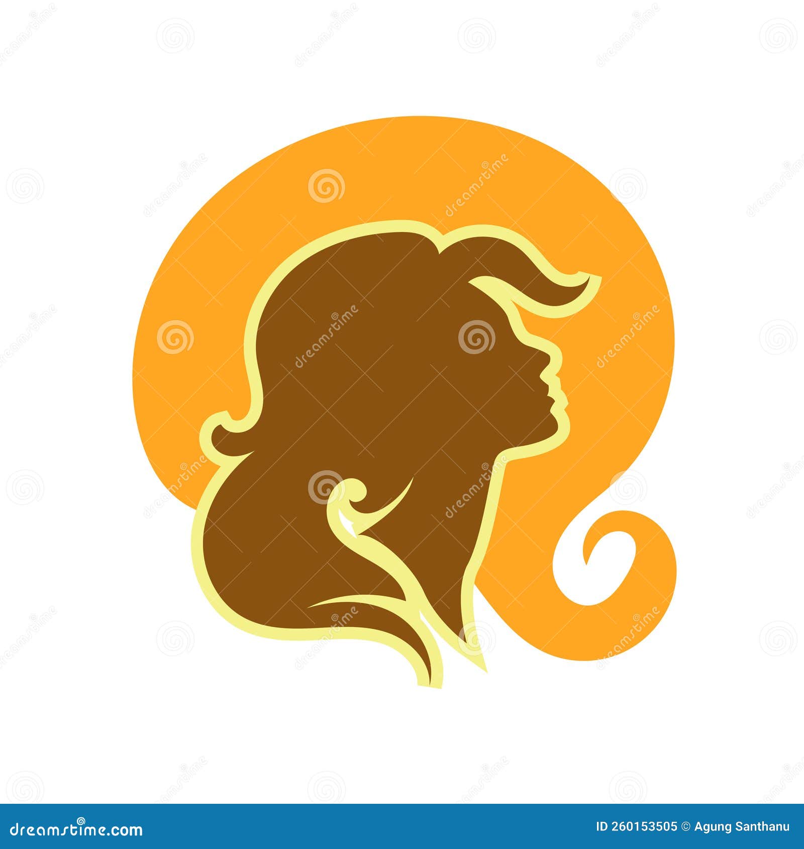 Sagoma Del Profilo Della Testa Della Donna Con Forma Stilizzata Di ... Sagoma Del Profilo Della Testa Della Donna Con Forma Stilizzata Di ...