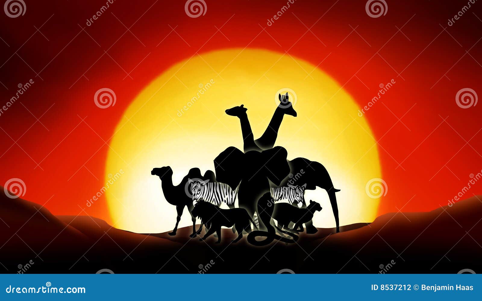 Map Of The Sahara Desert And Sahel Zone Vector Illustration ...