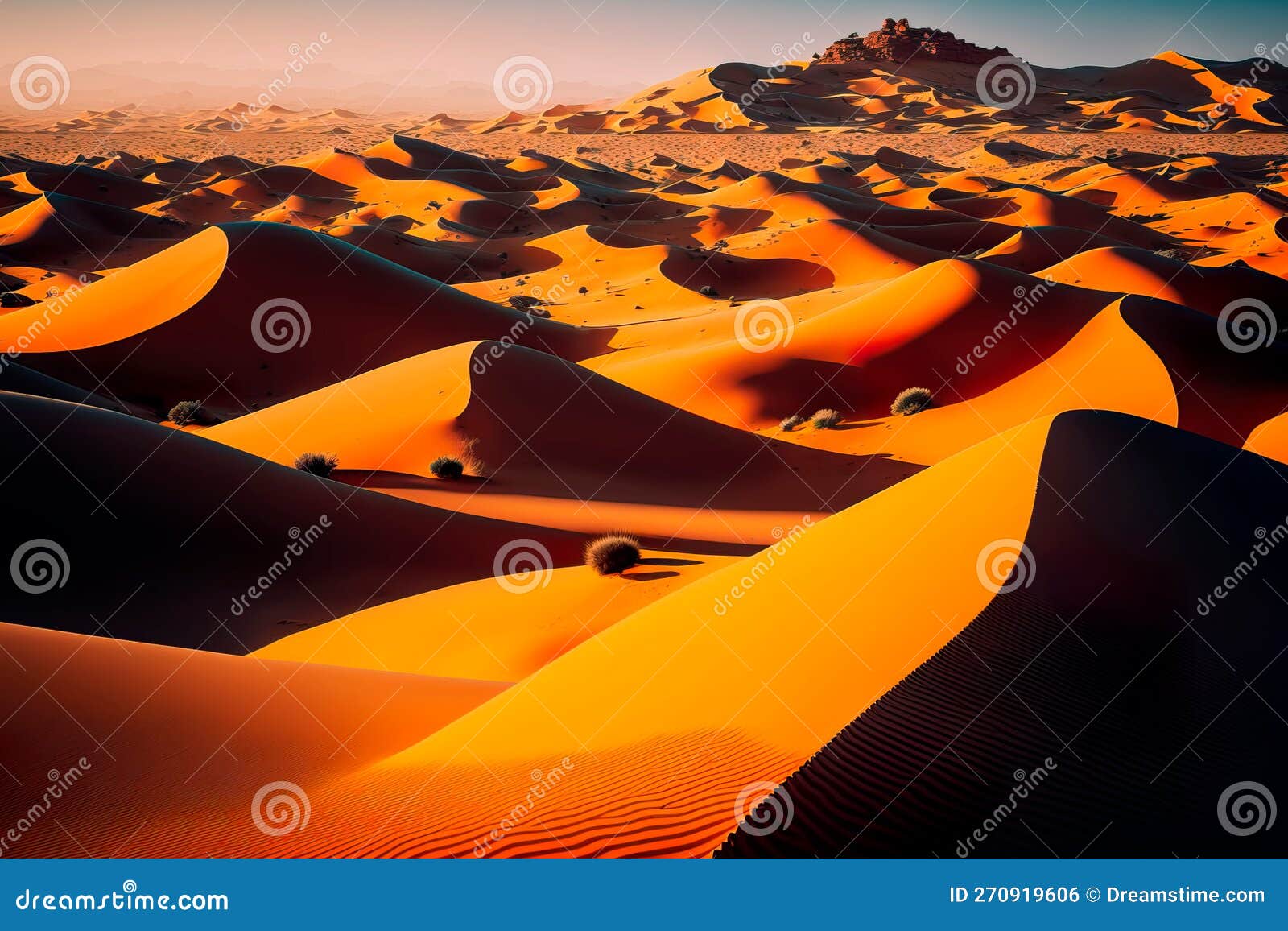 Sahara Dunes. India Desert Sunset. Morocco Scenery. Egyptian Or Indian ...