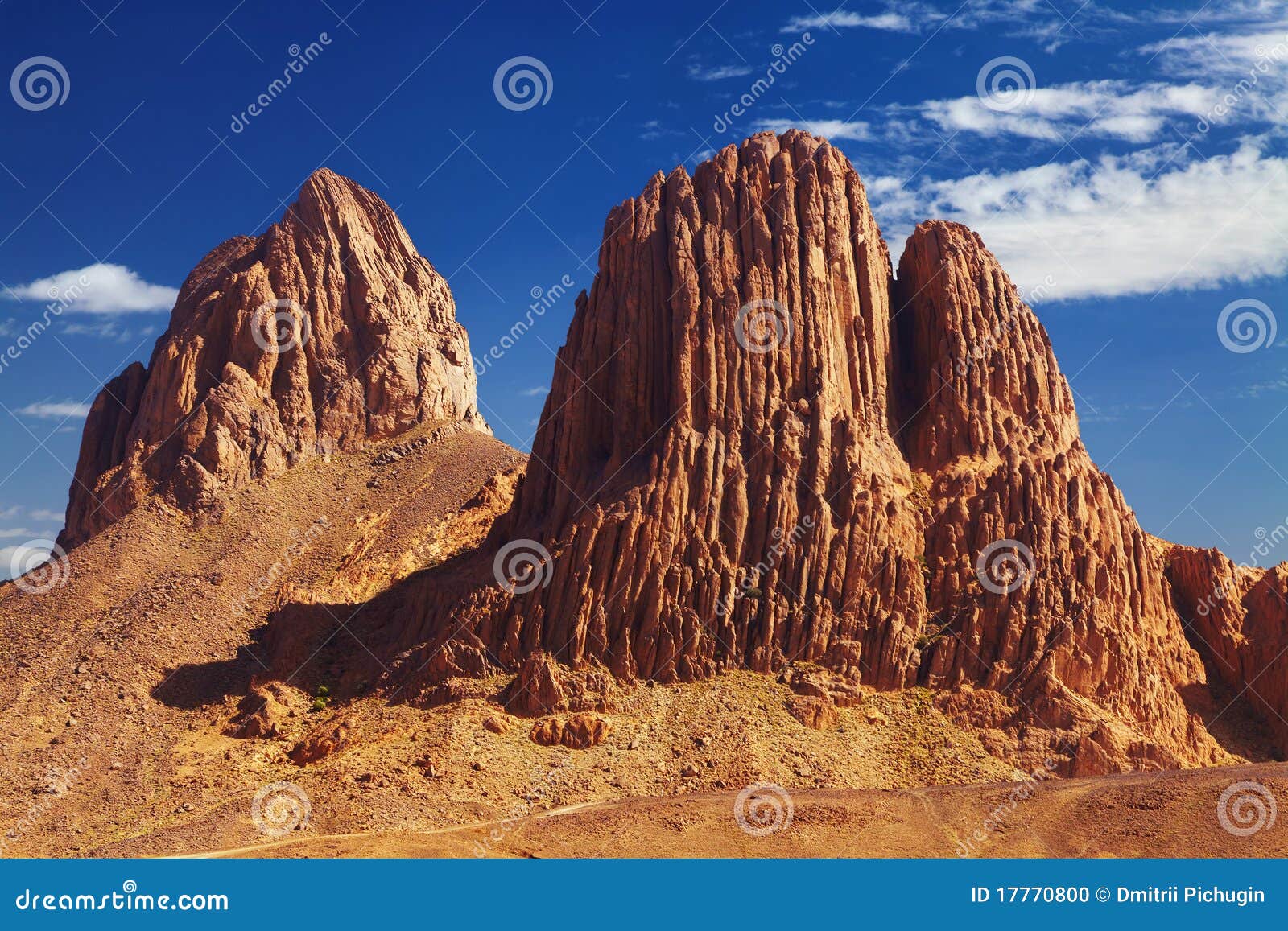 Sahara Desert, Hoggar Mountains, Algeria Stock Photo - Image of sahara ...