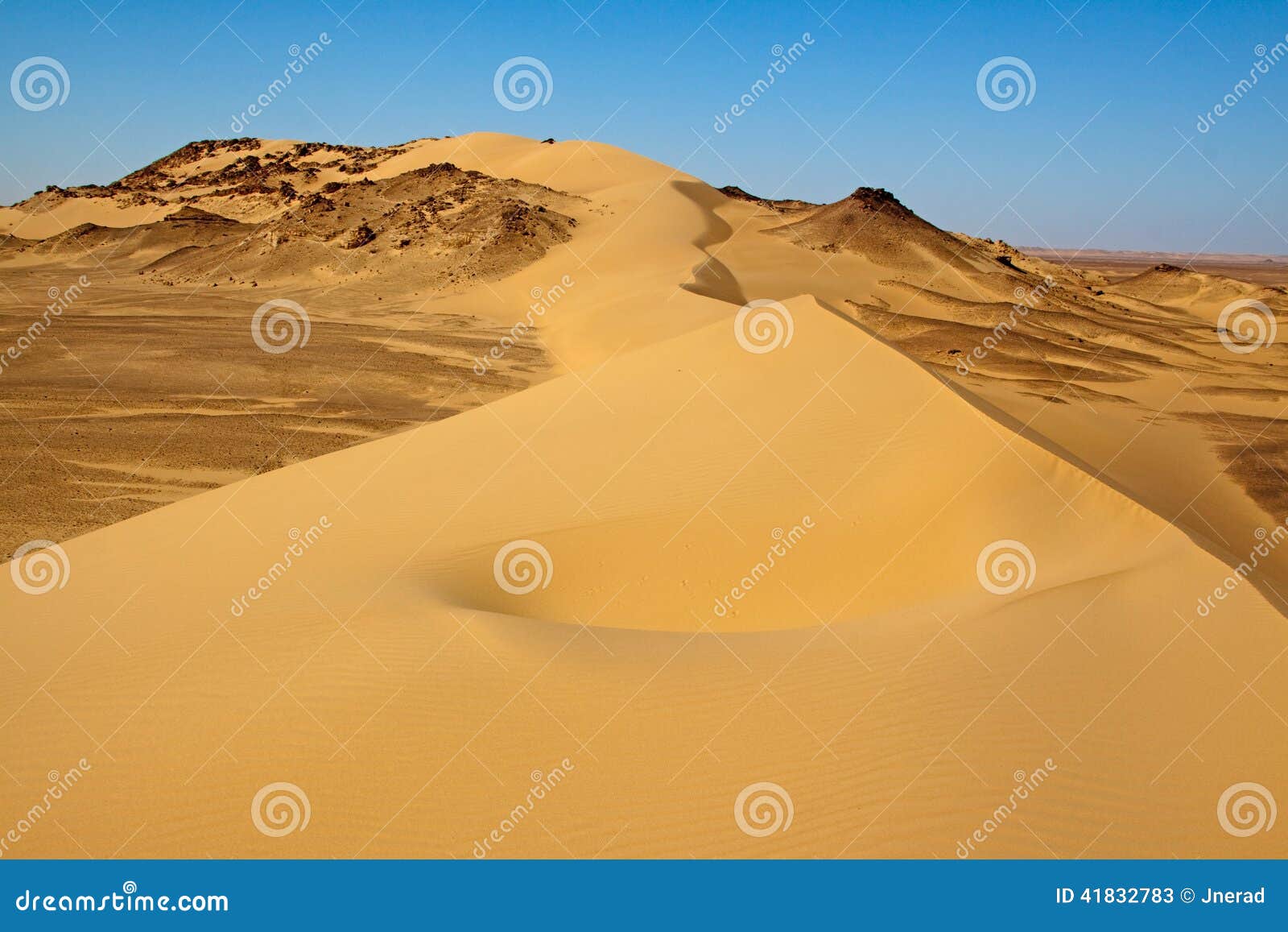 Sahara Desert Landscape,Egypt Stock Image - Image of extreme, africa ...