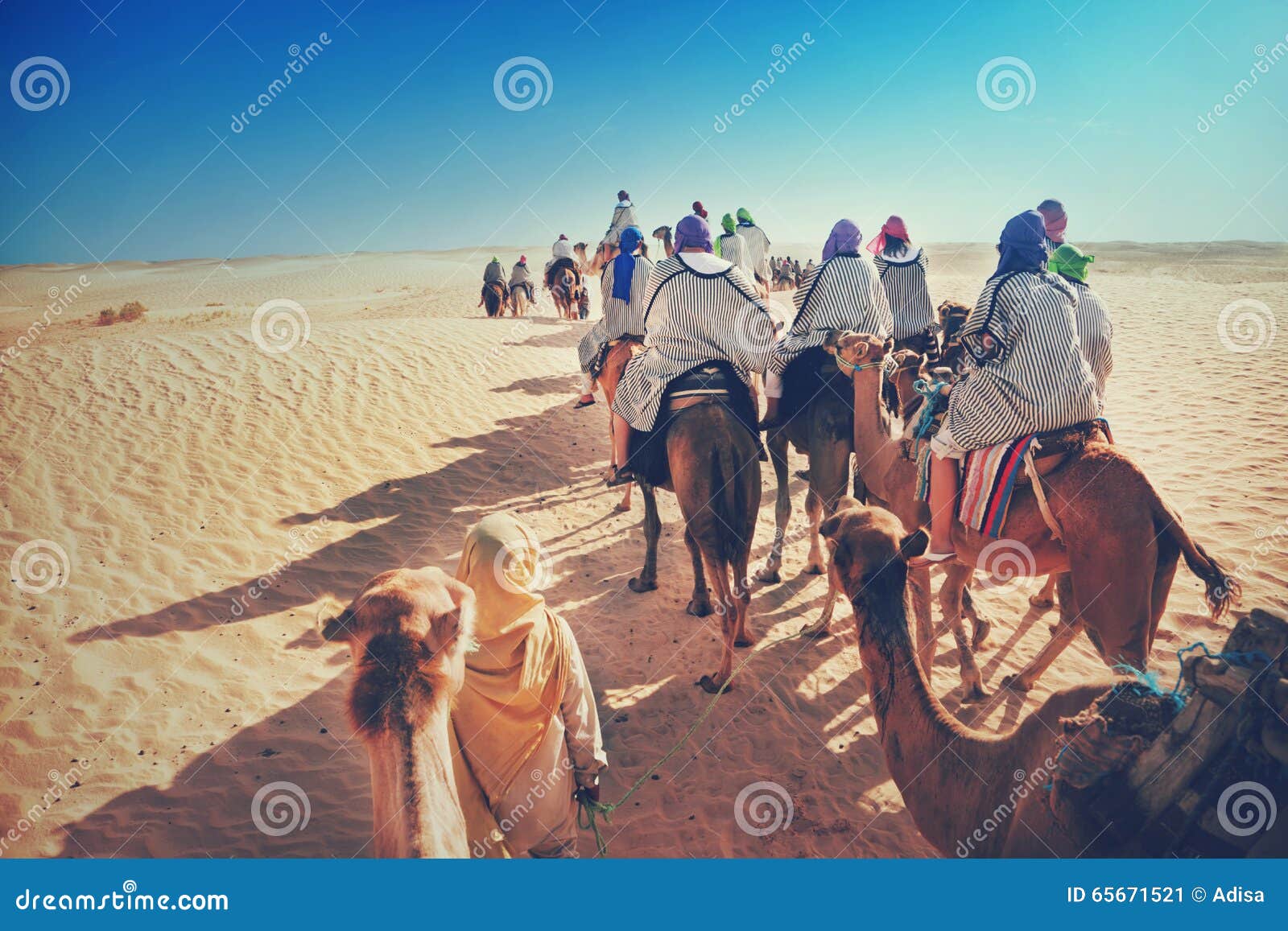 Sahara desert stock image. Image of human, africa, extreme - 65671521