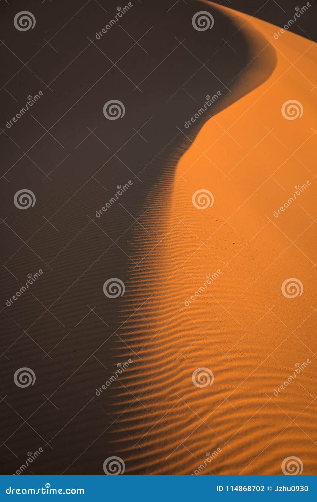 Sahara Desert Sunset stock photo. Image of berber, morocco - 114868702