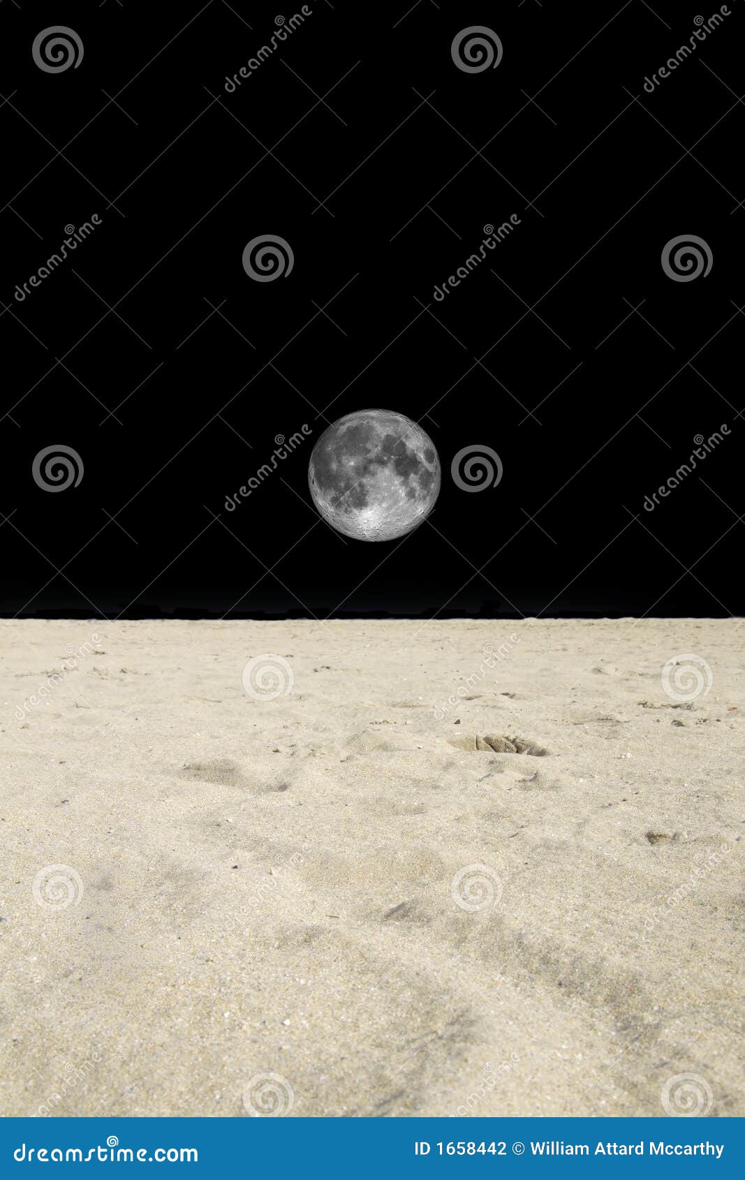 Sahara Moon stock photo. Image of dead, nature, wasteland - 1658442
