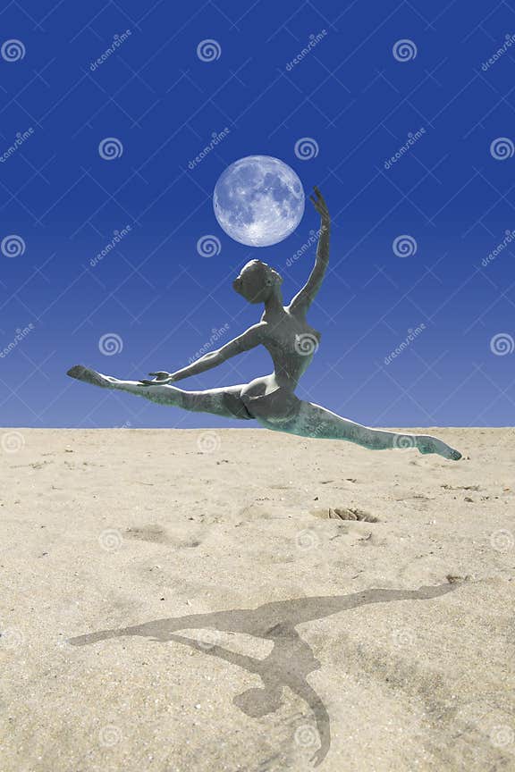 Sahara Moon Dance stock illustration. Illustration of dead - 2070329