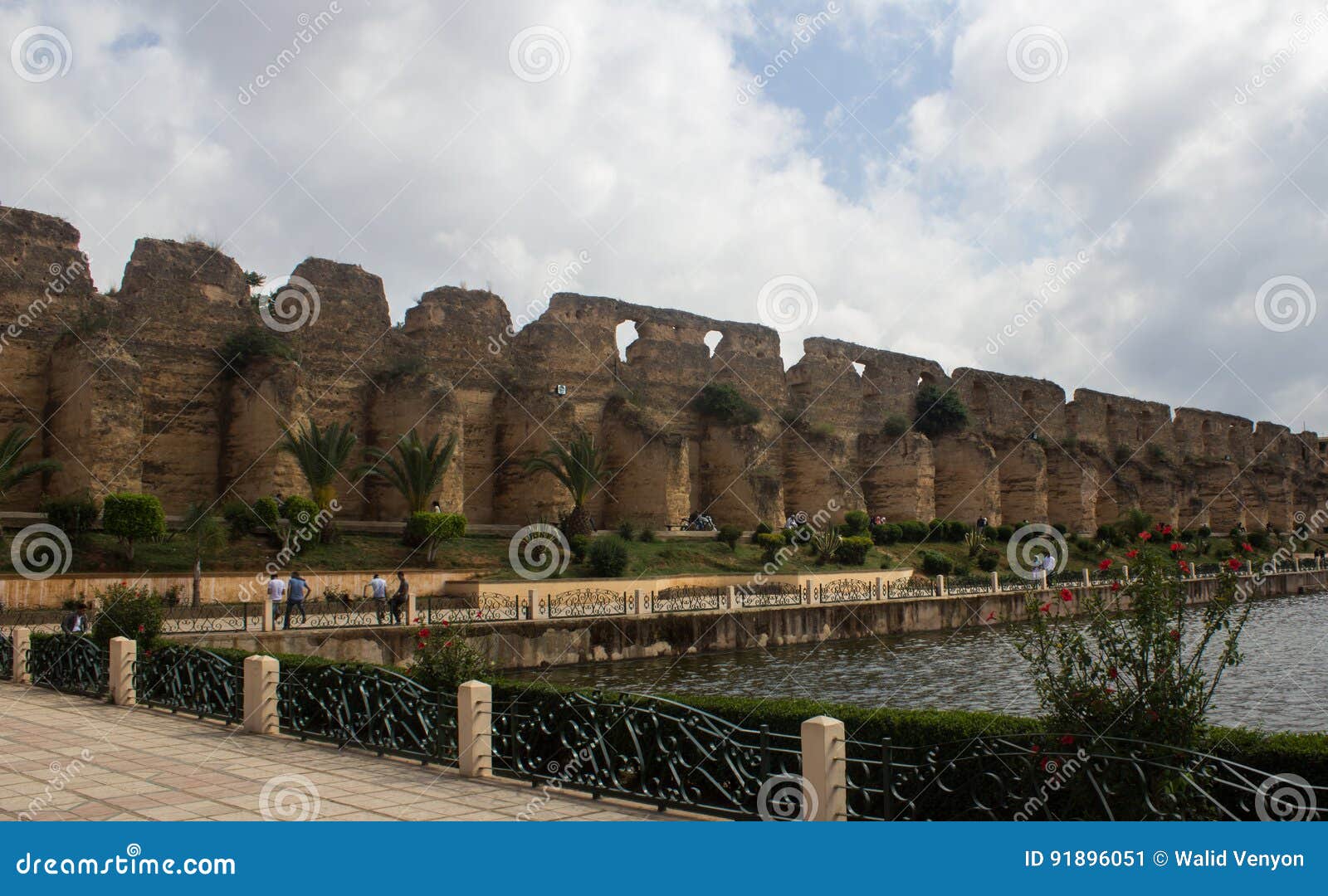 View Of Sahrij Swani Or Bassin Souani (Basin Of The Norias) Lake ...