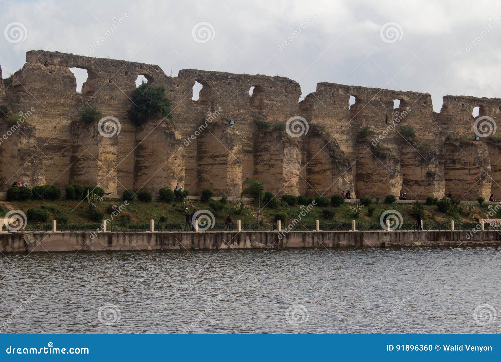 View Of Sahrij Swani Or Bassin Souani (Basin Of The Norias) Lake ...