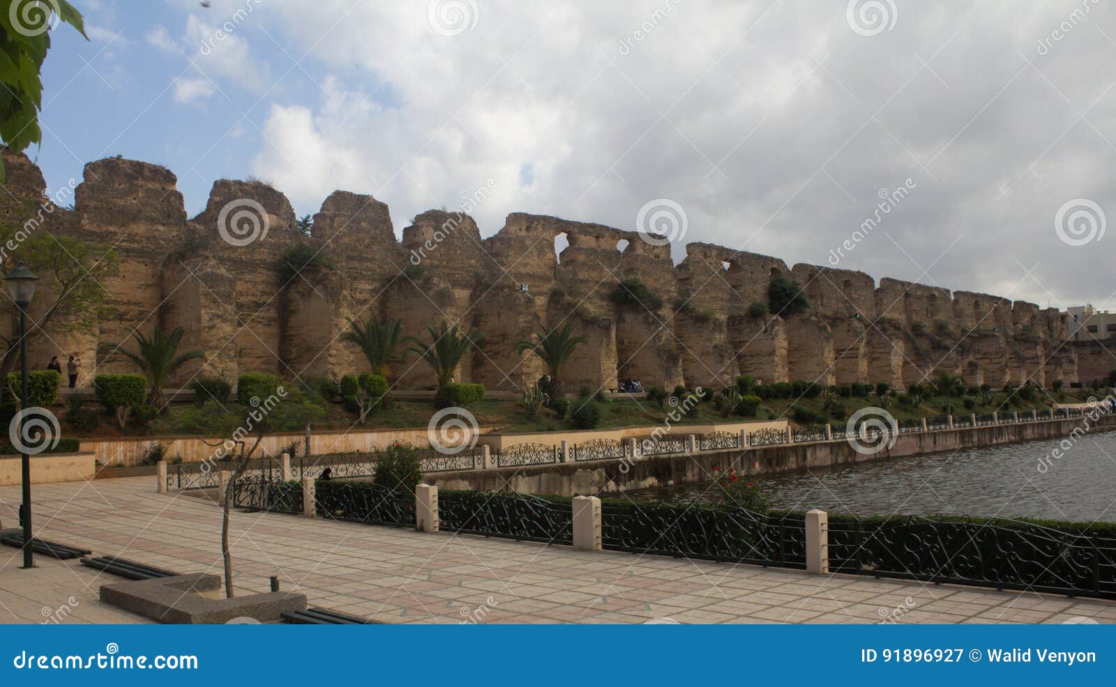 View Of Sahrij Swani Or Bassin Souani (Basin Of The Norias) Lake ...