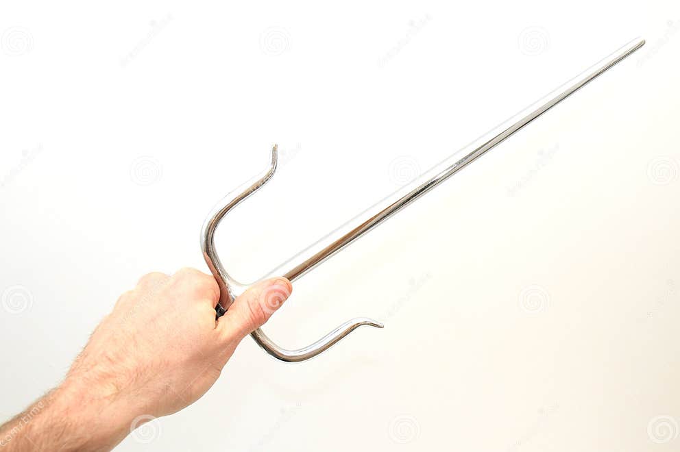 Sai in hand stock image. Image of ancient, weapon, chop - 23246451