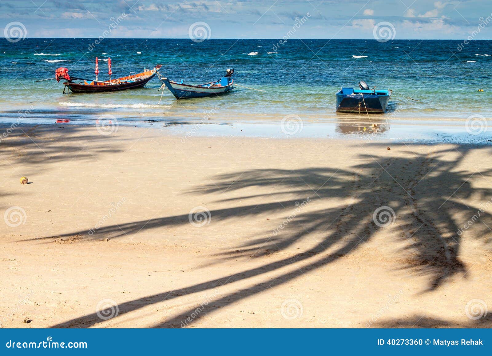 Sai Ri (Sairee) beach stock photo. Image of sairee, journey - 40273360