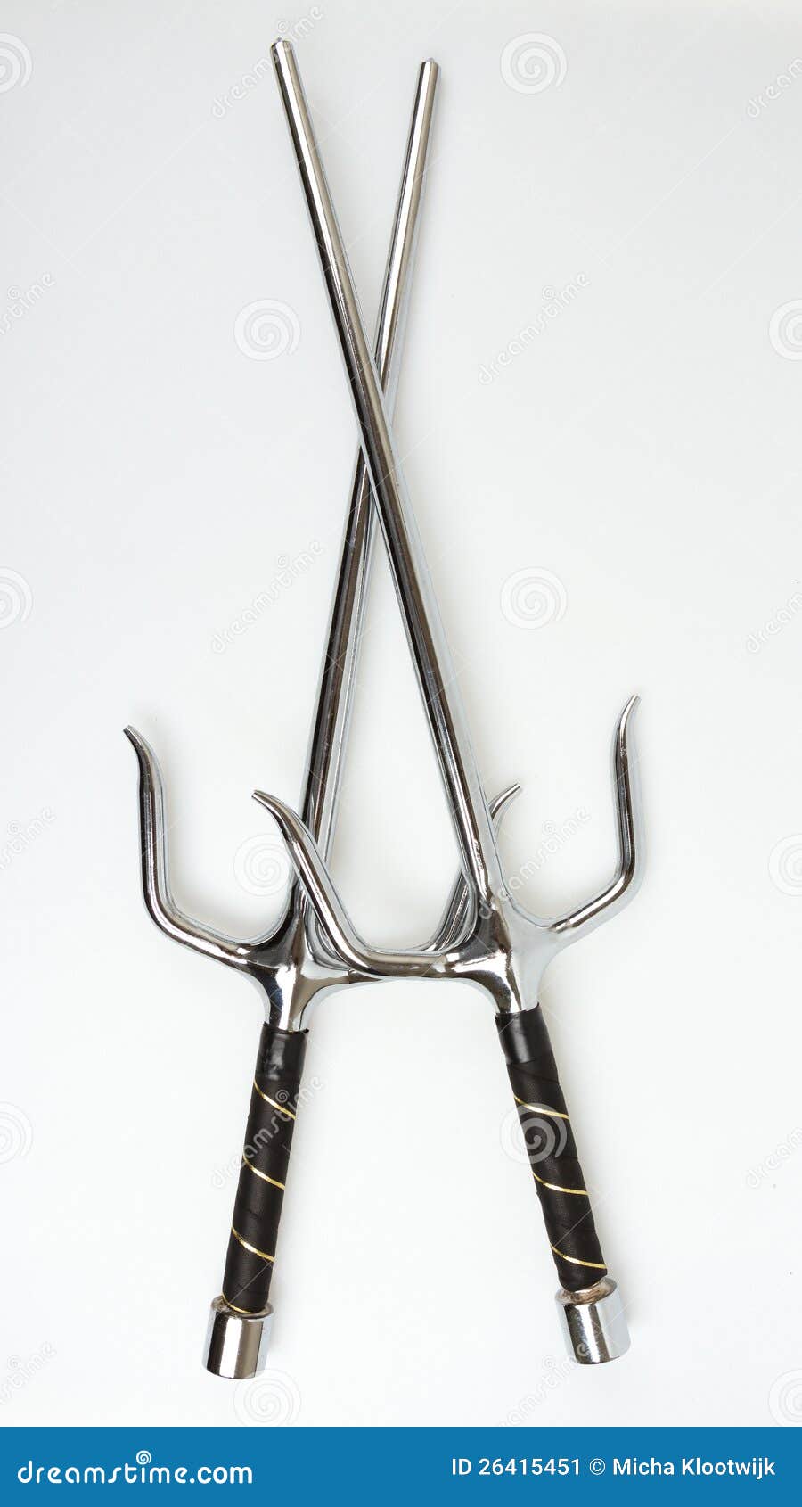 Sai weapon isolated stock image. Image of nunti, danger - 26415451