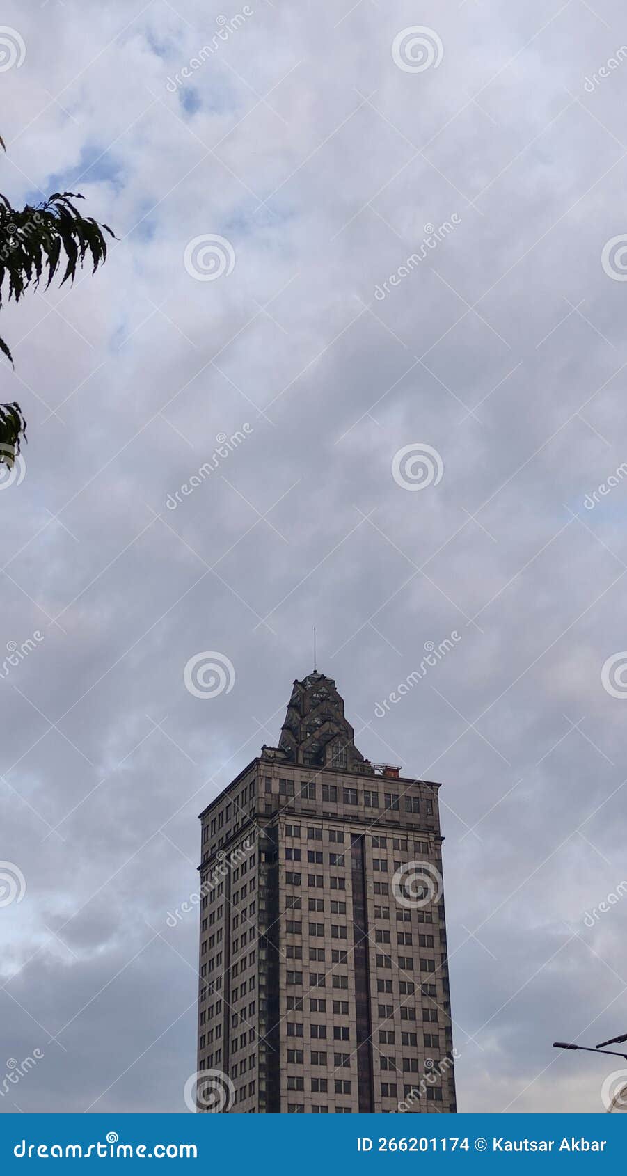 Saidah tower stock photo. Image of facade, reflection - 266201174
