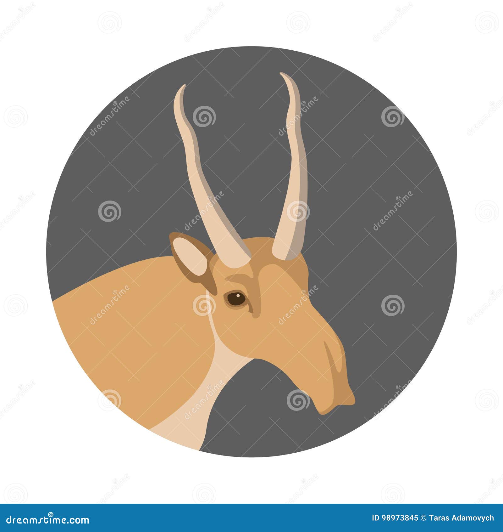 Saiga Vector Silhouettes | CartoonDealer.com #57392079