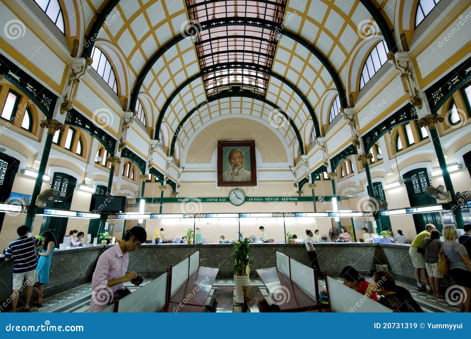 Saigon Central Post Office, Vietnam Editorial Stock Image - Image of ...
