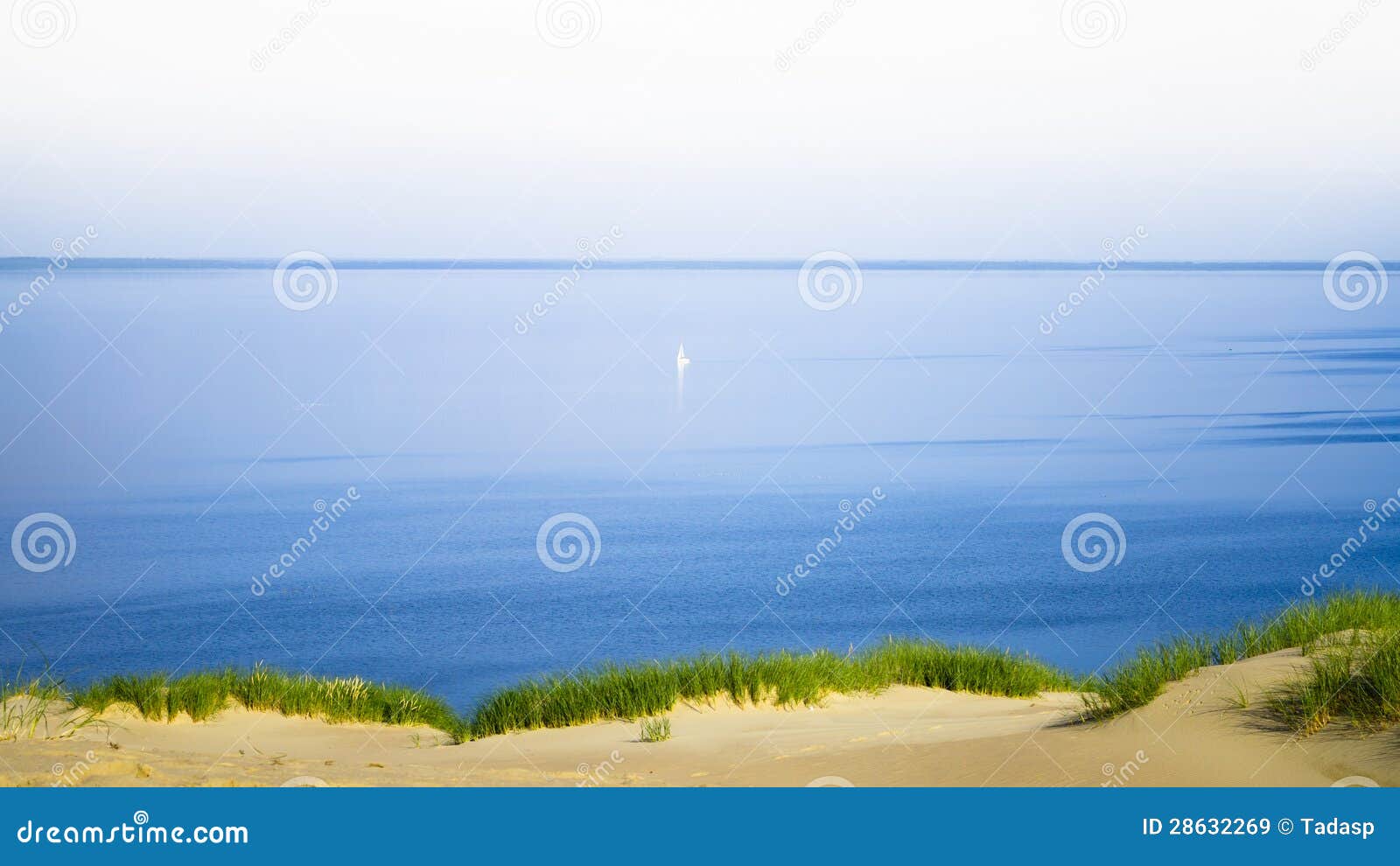 Sail Alone Far Away stock image. Image of travel, dunes - 28632269