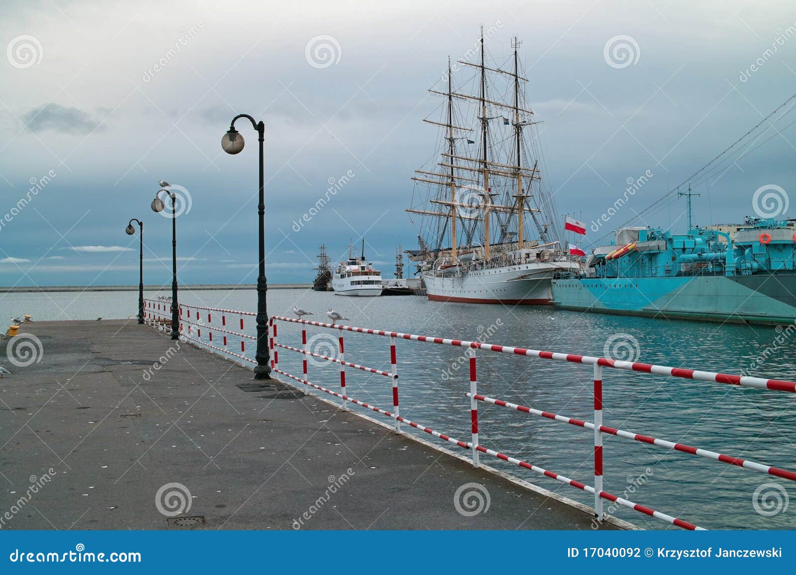 Sail a berth. stock photo. Image of object, mast, ship - 17040092