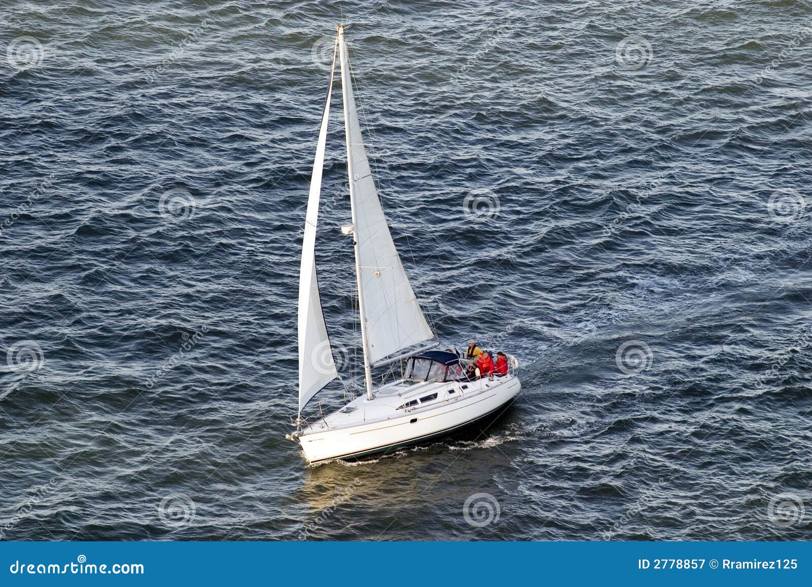 Sail Boat from the side stock image. Image of sailboat - 2778857