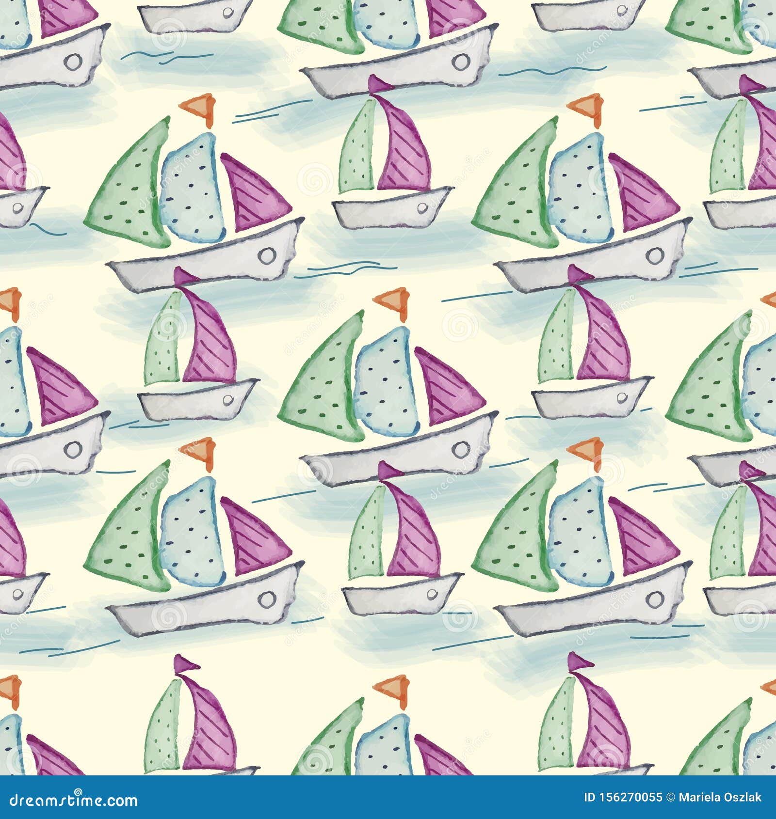 026-SAIL BOATS C-04 PAT-05 stock vector. Illustration of nautical ...