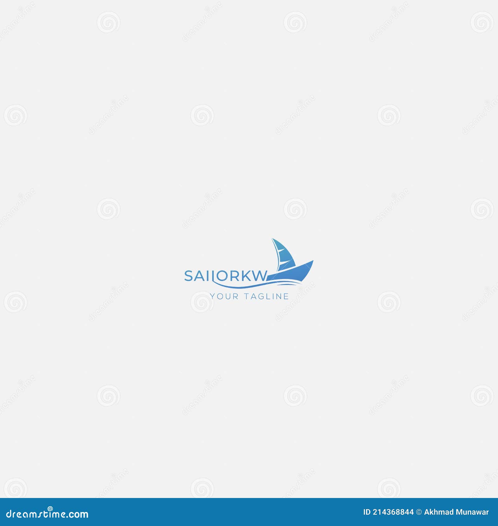 Sail Logo Design, Sailing With Letter S Logo Cartoon Vector ...