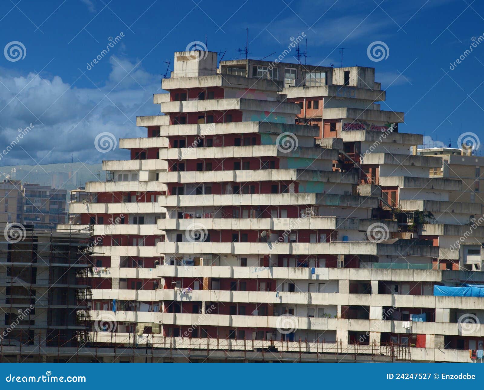 Sail of Scampia - Naples stock image. Image of italy - 24247527