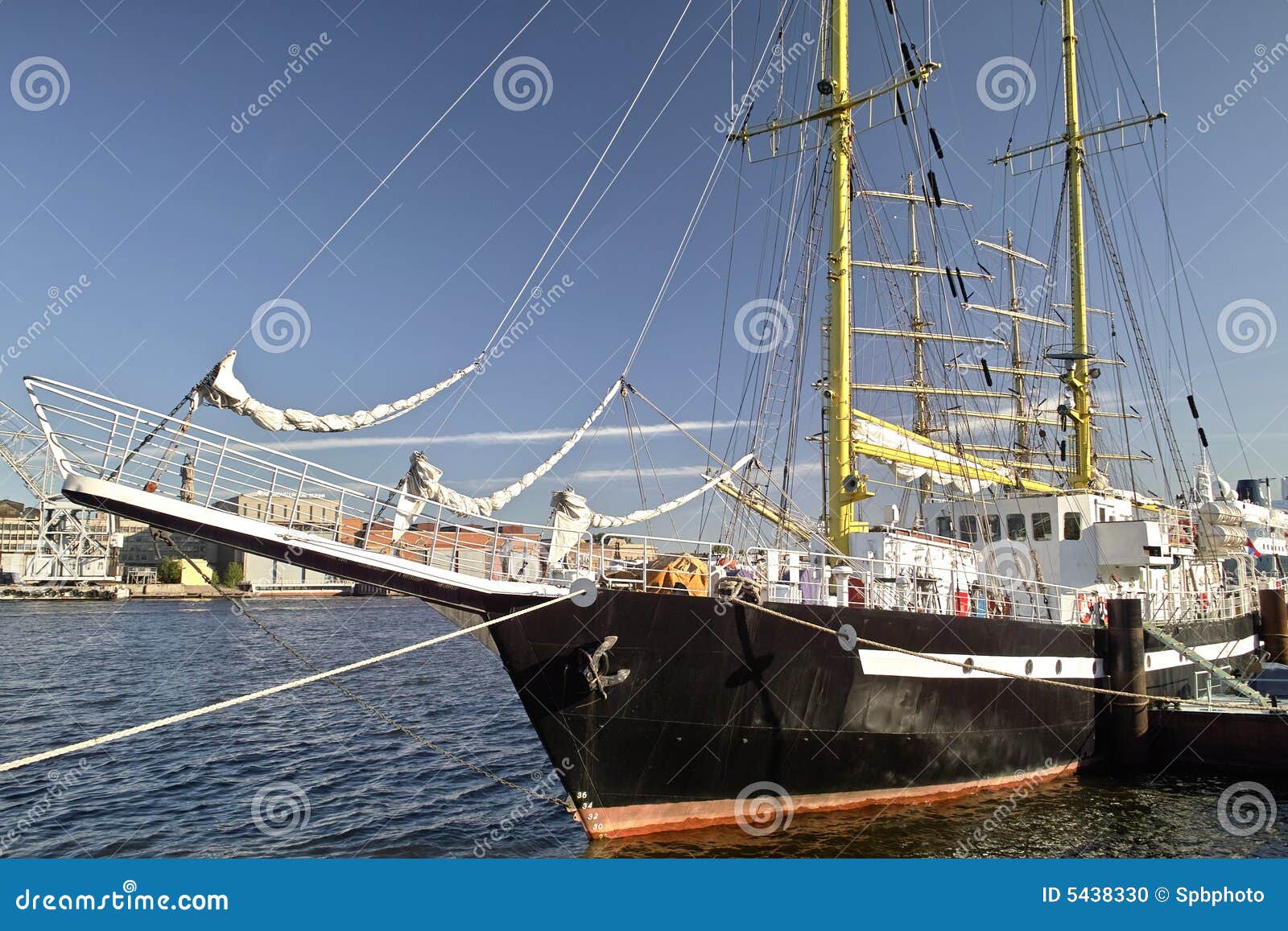 Sail training ship stock photo. Image of vessel, cruiser - 5438330