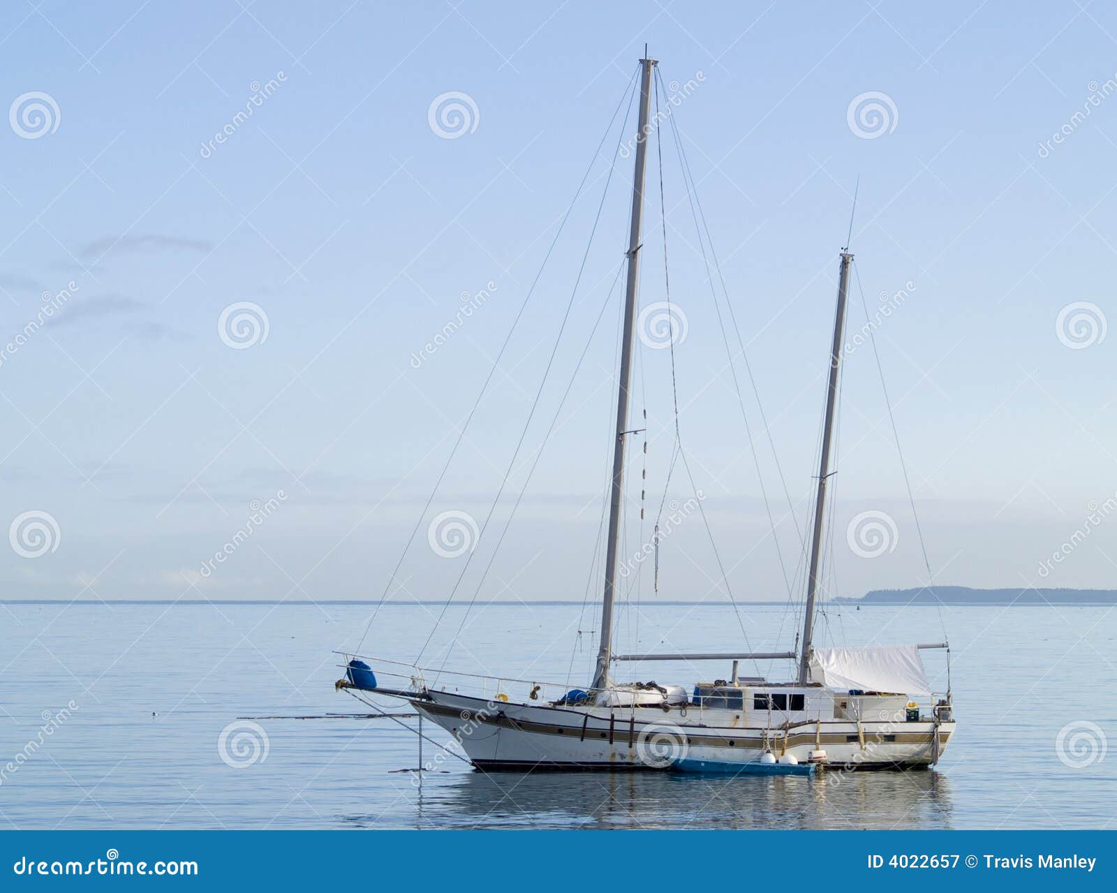 Sailboat stock image. Image of nature, coast, sailboat - 4022657
