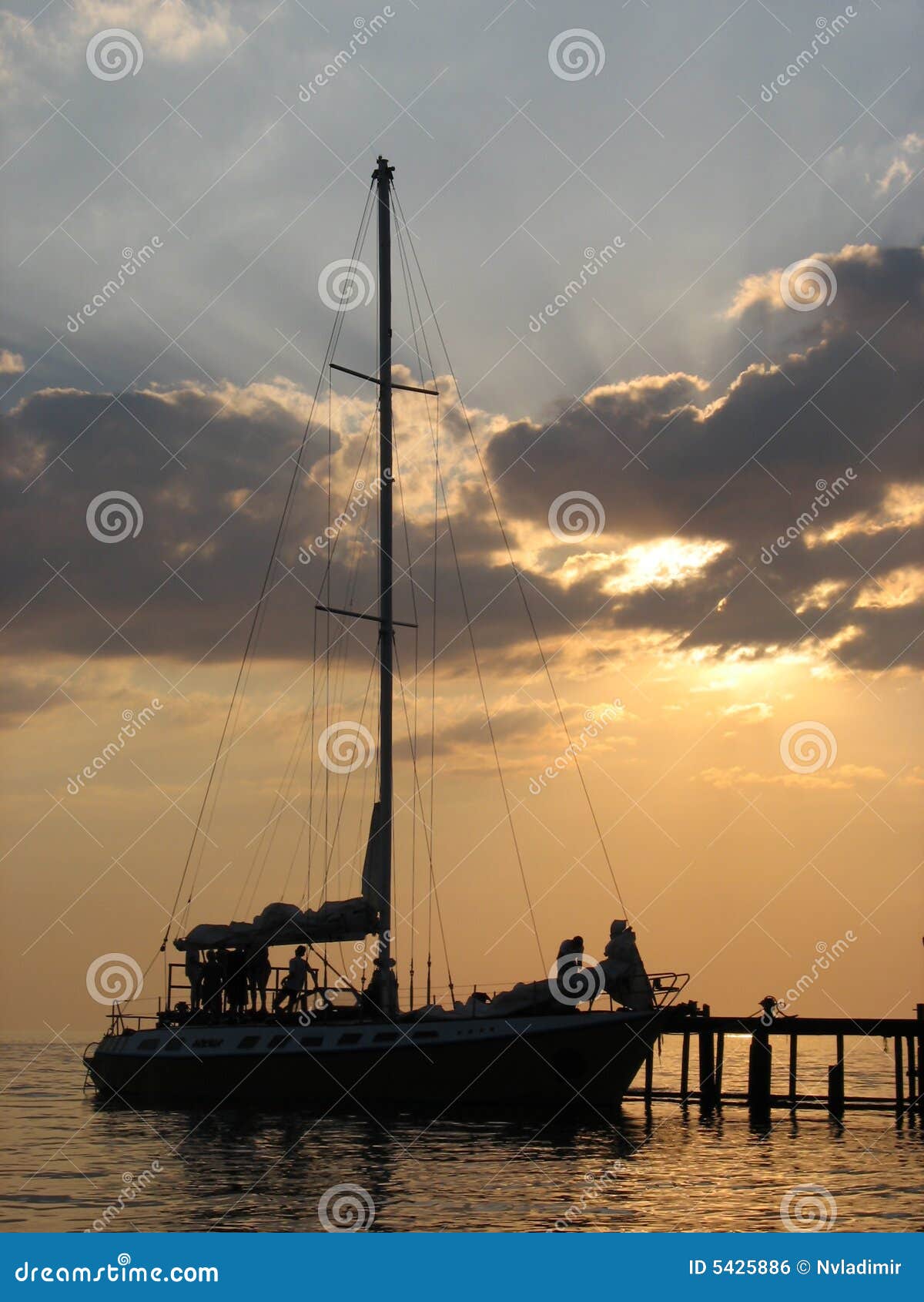 Sailboat stock photo. Image of blue, beauty, sail, regatta - 5425886