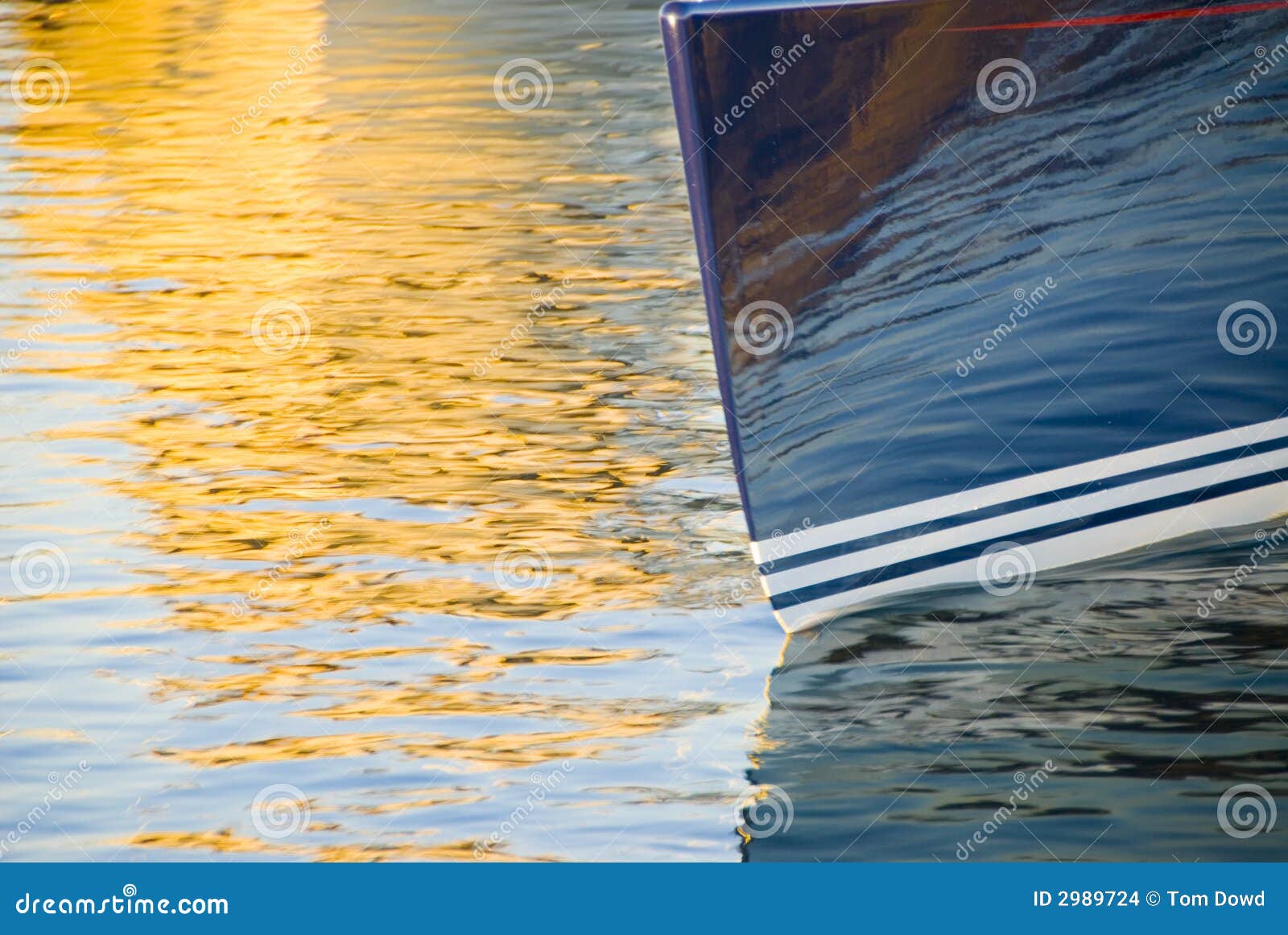 Sailboat Bow stock photo. Image of sailing, lake, reflection - 2989724