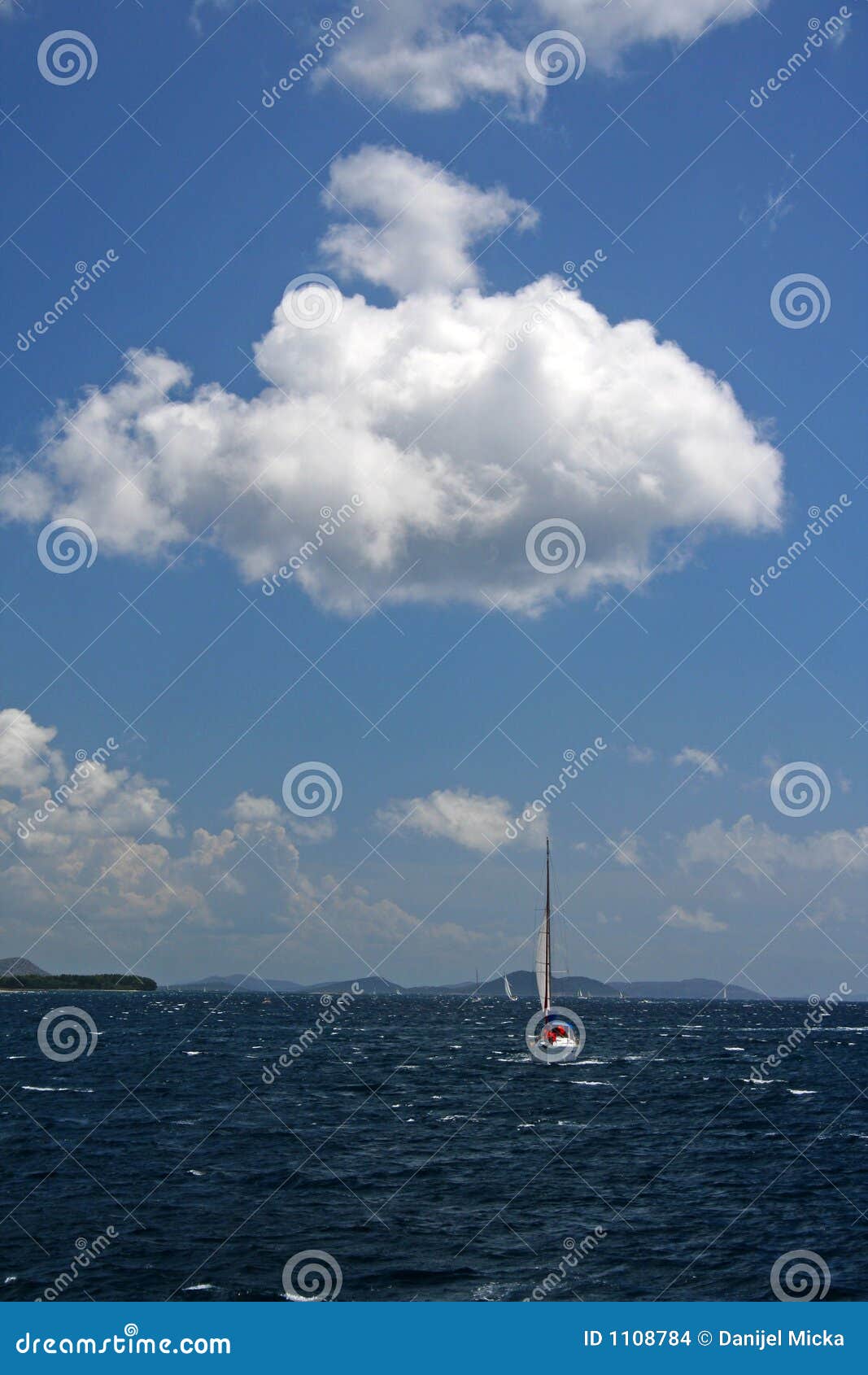 Sailboat and cloud stock photo. Image of boat, cloud, ride - 1108784