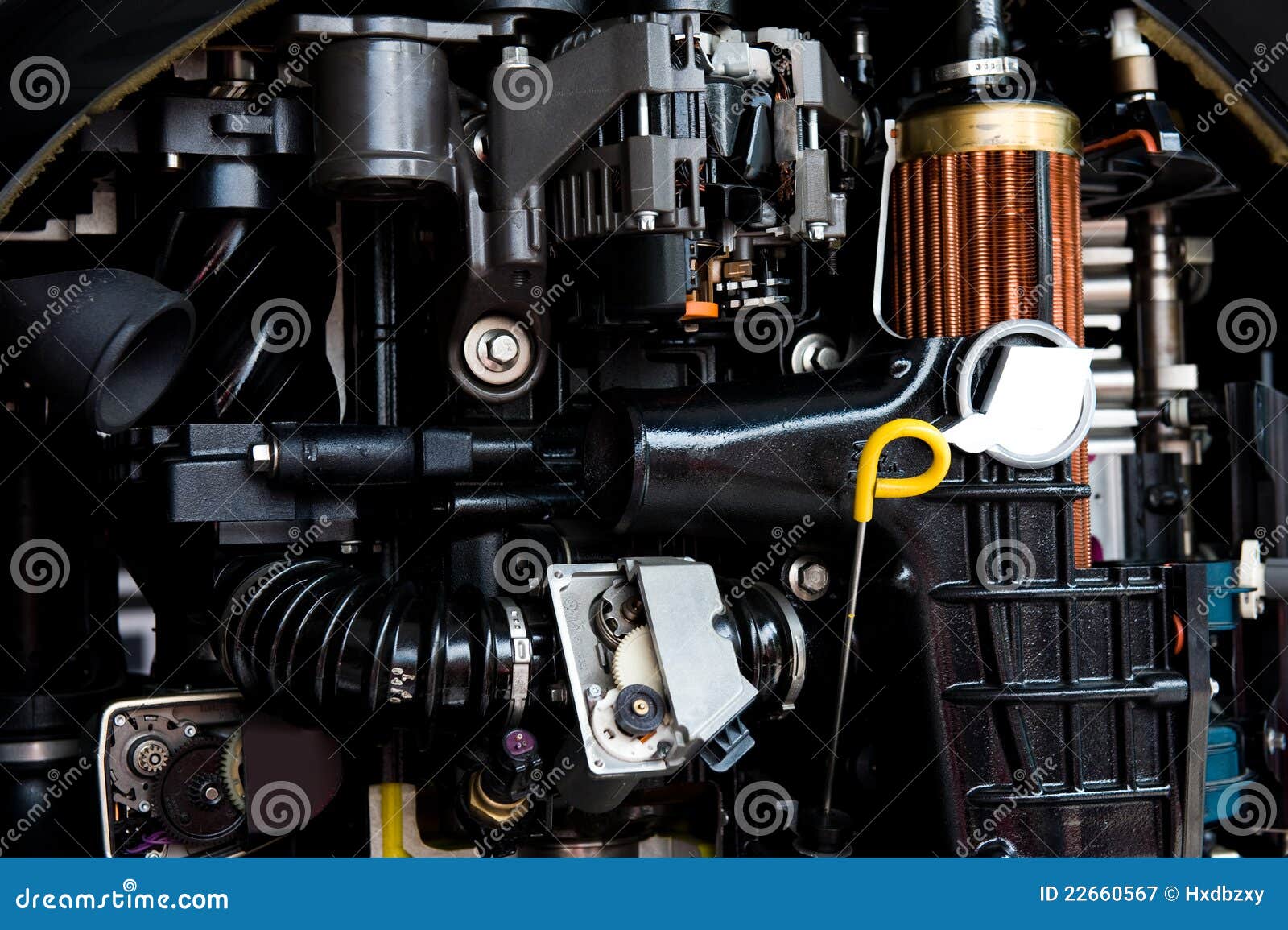 Sailboat engine stock image. Image of intake, equipment - 22660567