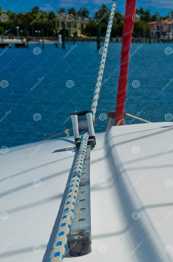 Sailboat Line stock photo. Image of vessel, water, sail - 23846366