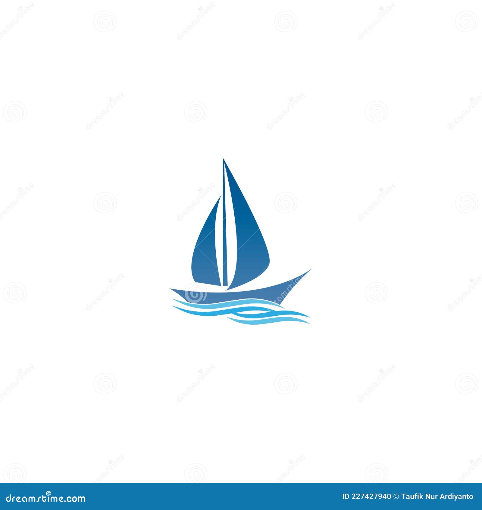 Sailboat Logo Icon Design Vector Illustration Stock Illustration ...