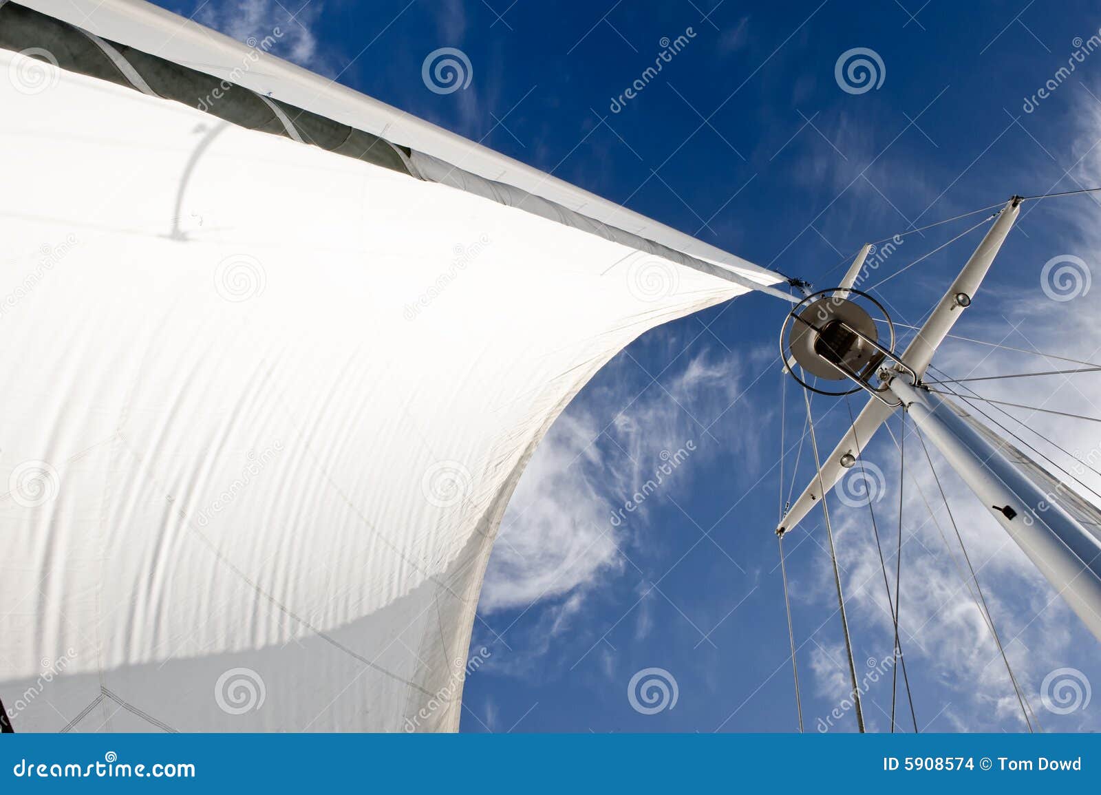 Sailboat mast stock photo. Image of tilt, purpose, watercraft - 5908574