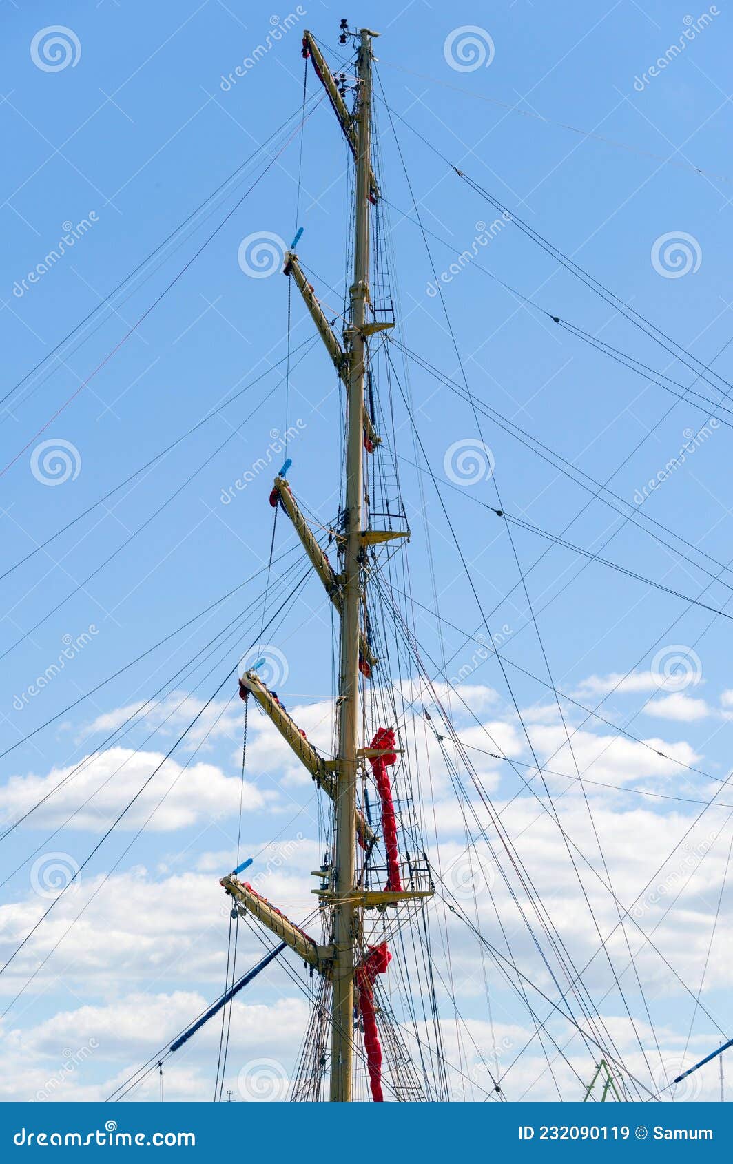The Sailboat mast stock image. Image of direction, journey - 232090119