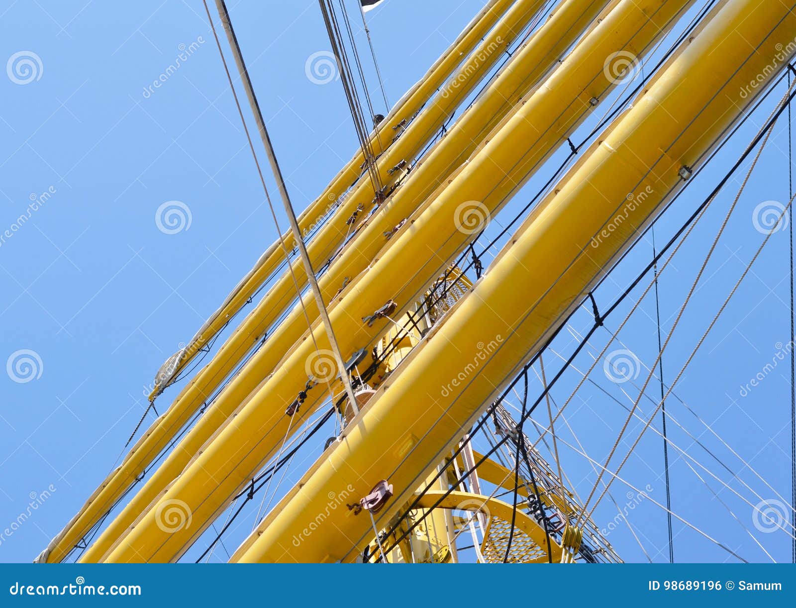 The Sailboat mast stock photo. Image of boat, color, hemp - 98689196