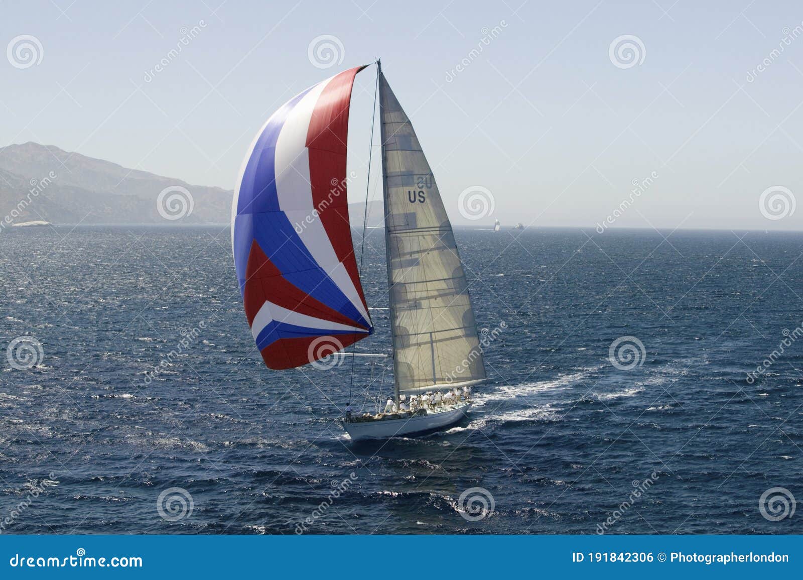 Photo of Sailboat on ocean editorial photo. Image of yacht - 191842306
