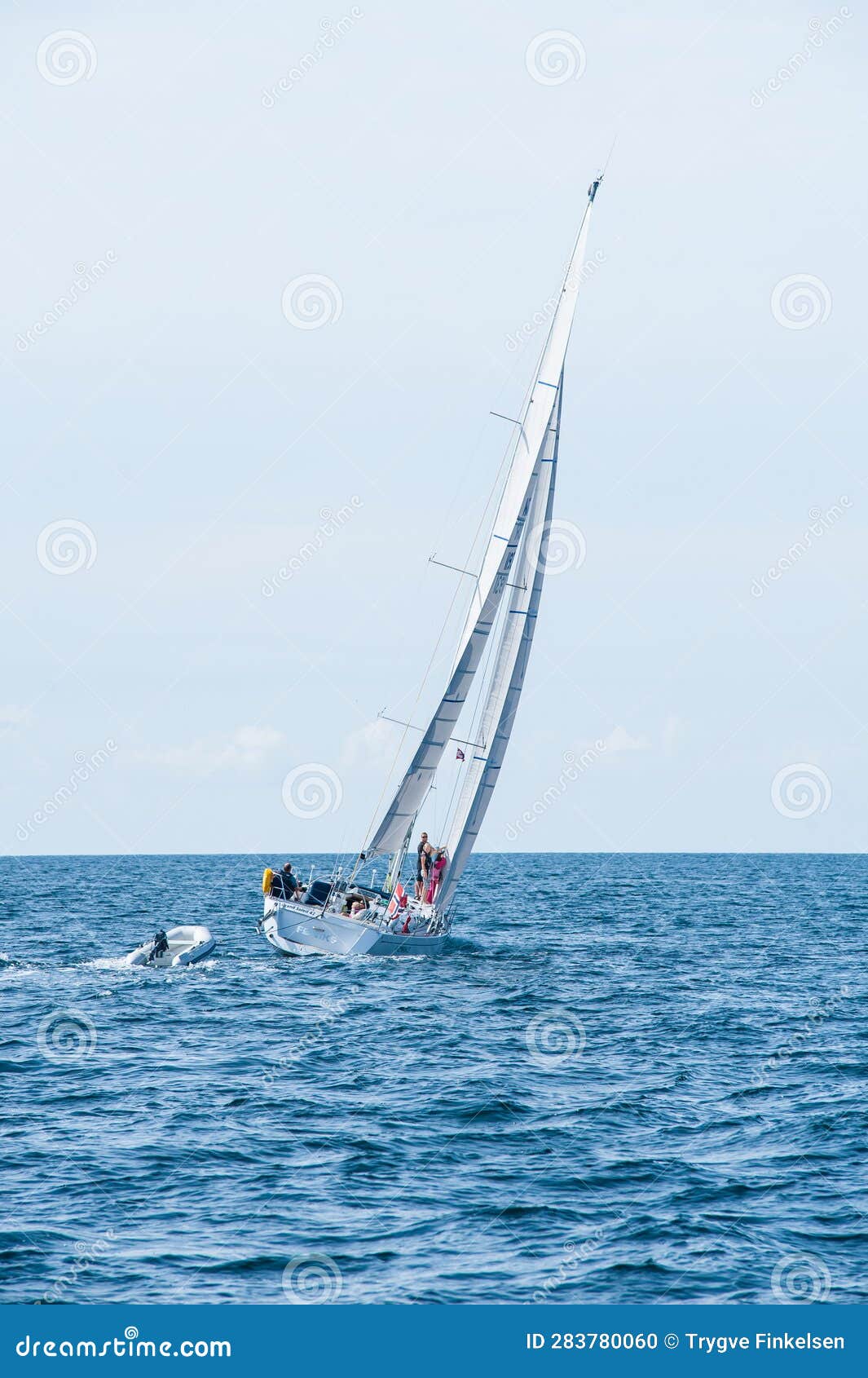 Sailboat on the Open Sea... Editorial Image - Image of nature, nautical ...