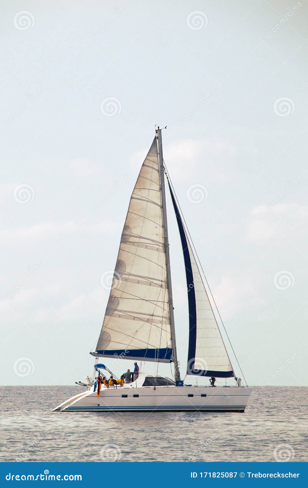 Sailboat in profile stock image. Image of outdoors, aerial - 171825087