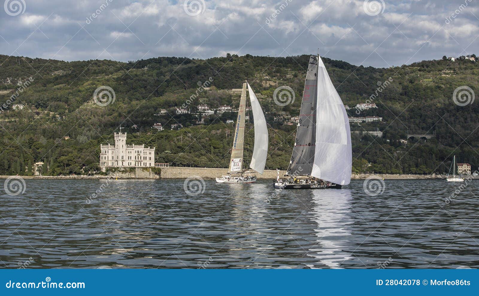 Trieste. The Miramare Castle, Known As Princess Sissi`s Castle Royalty ...
