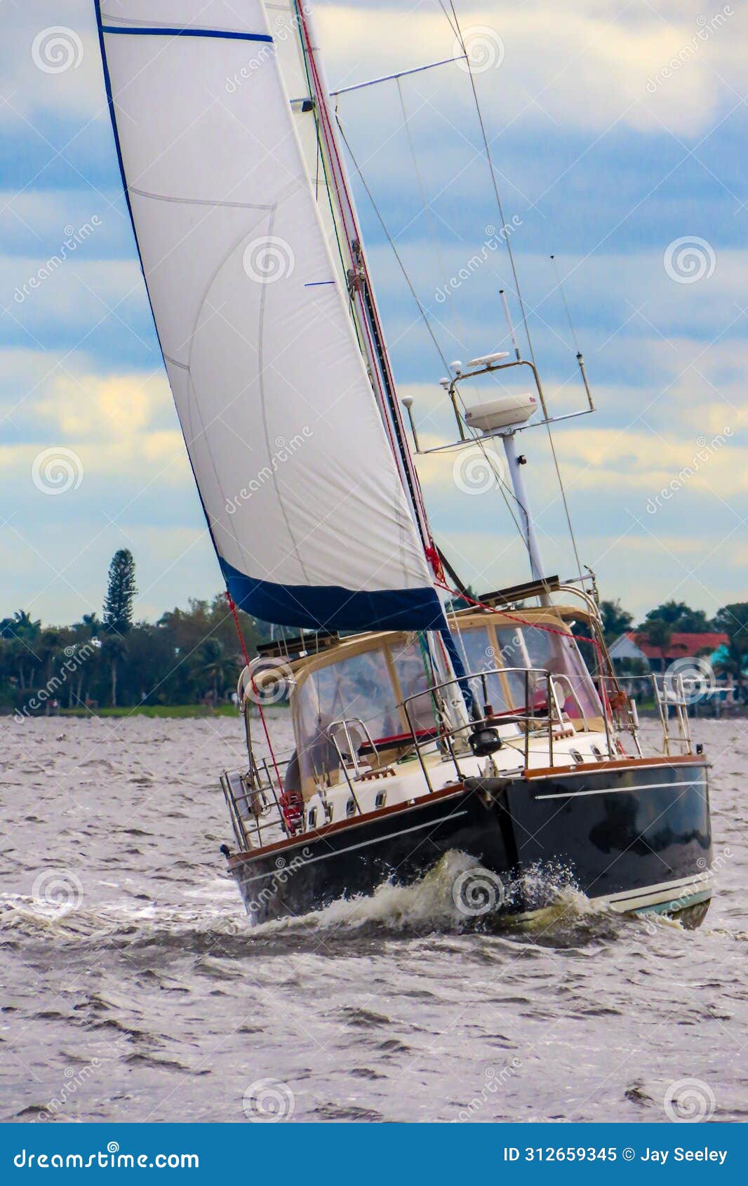 Sailboat Racing on the River Editorial Image - Image of racing, sail ...