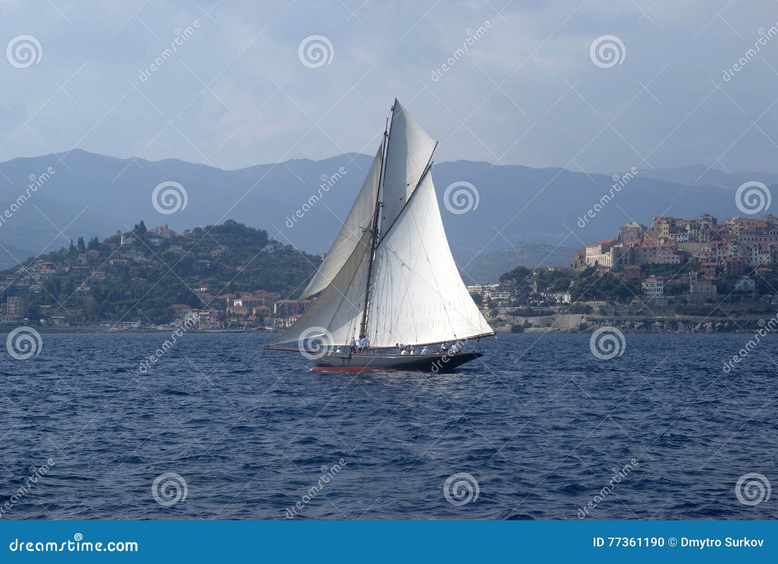 Sailboat stock photo. Image of boat, classic, sailing - 77361190