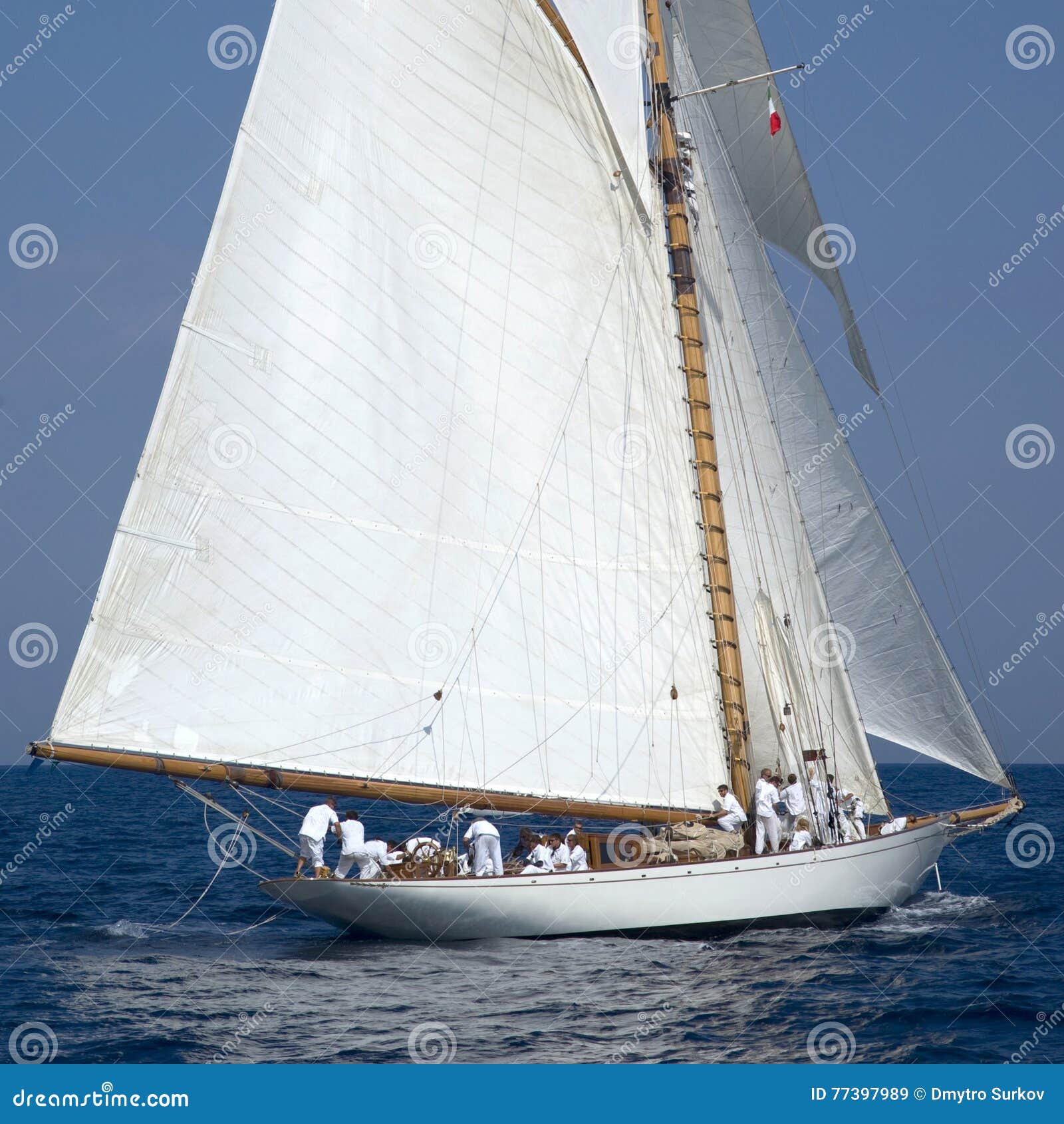 Sailboat editorial stock image. Image of marine, ship - 77397989