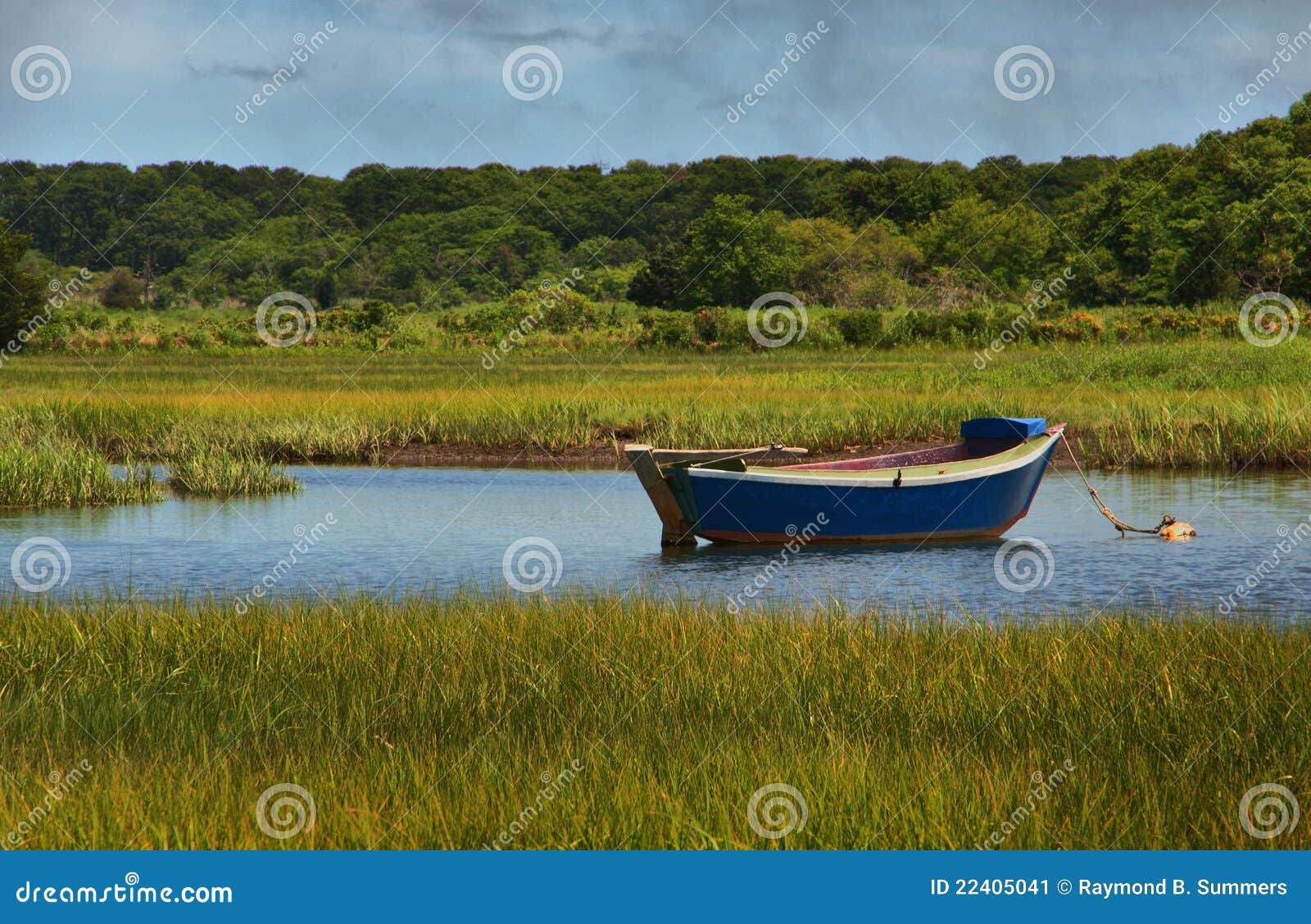 Sailboat in Salt Marsh stock image. Image of life, float - 22405041