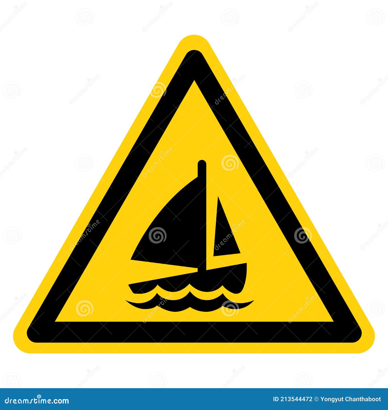 Sailboat Symbol Sign,Vector Illustration, Isolate on White Background ...