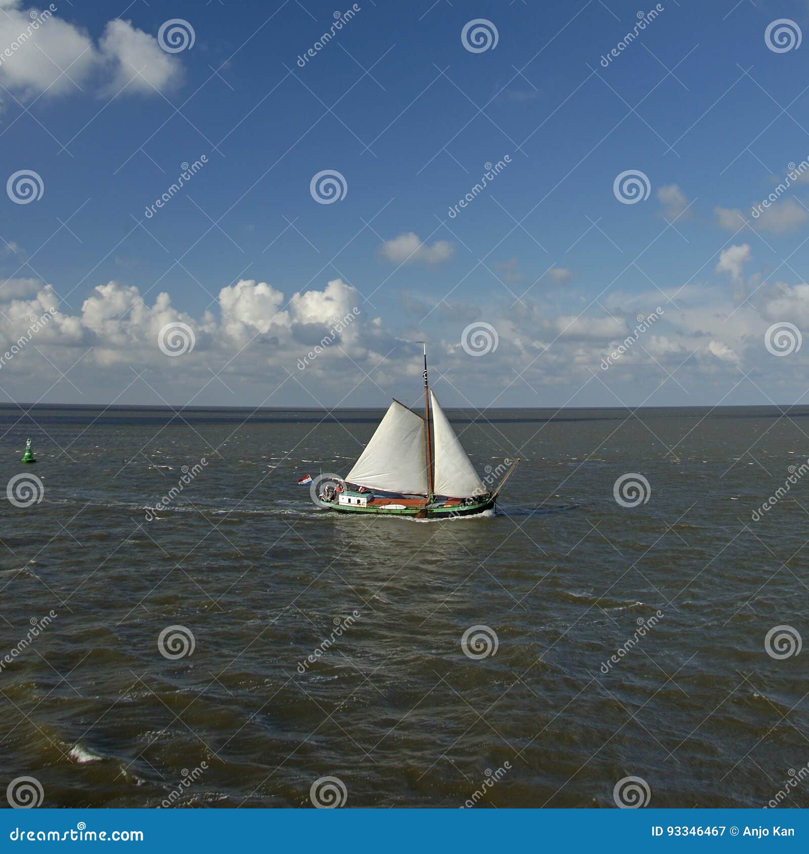 Sailboat, Vlieland the Netherlands Stock Image - Image of marine ...
