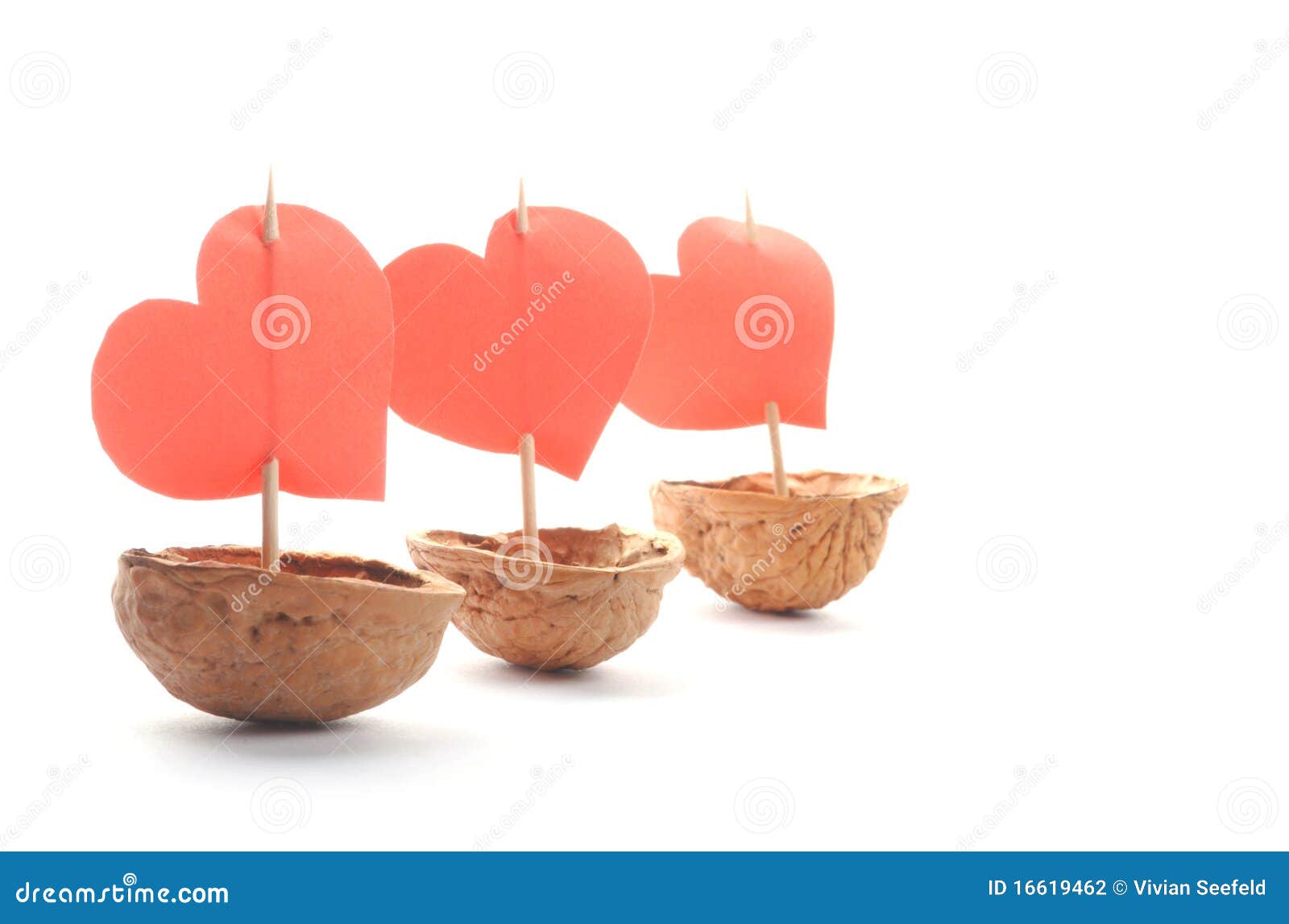 Sailboats made of walnut stock photo. Image of heart - 16619462