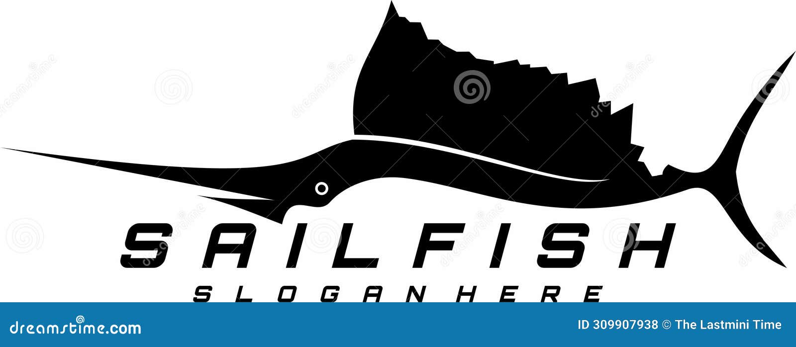 Sailfish Logo Design Vector Stock Vector - Illustration of underwater ...