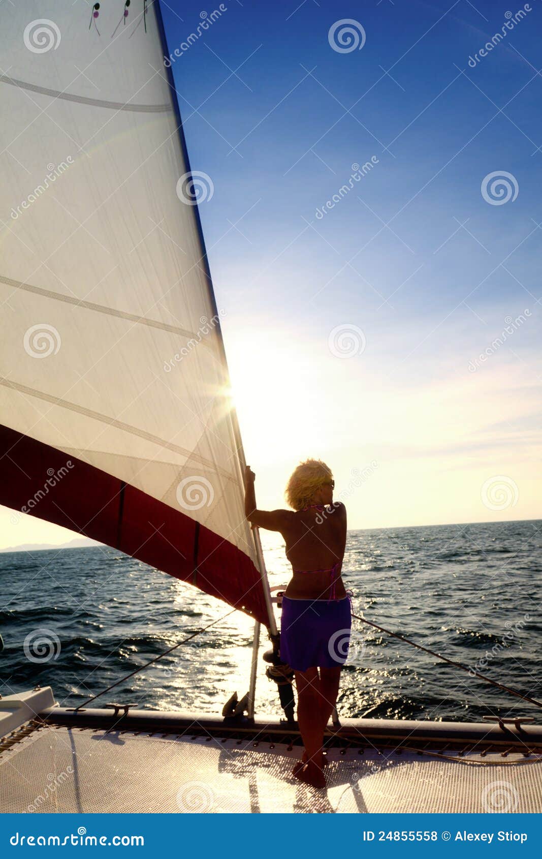 Sailing adventure stock photo. Image of travel, alone - 24855558