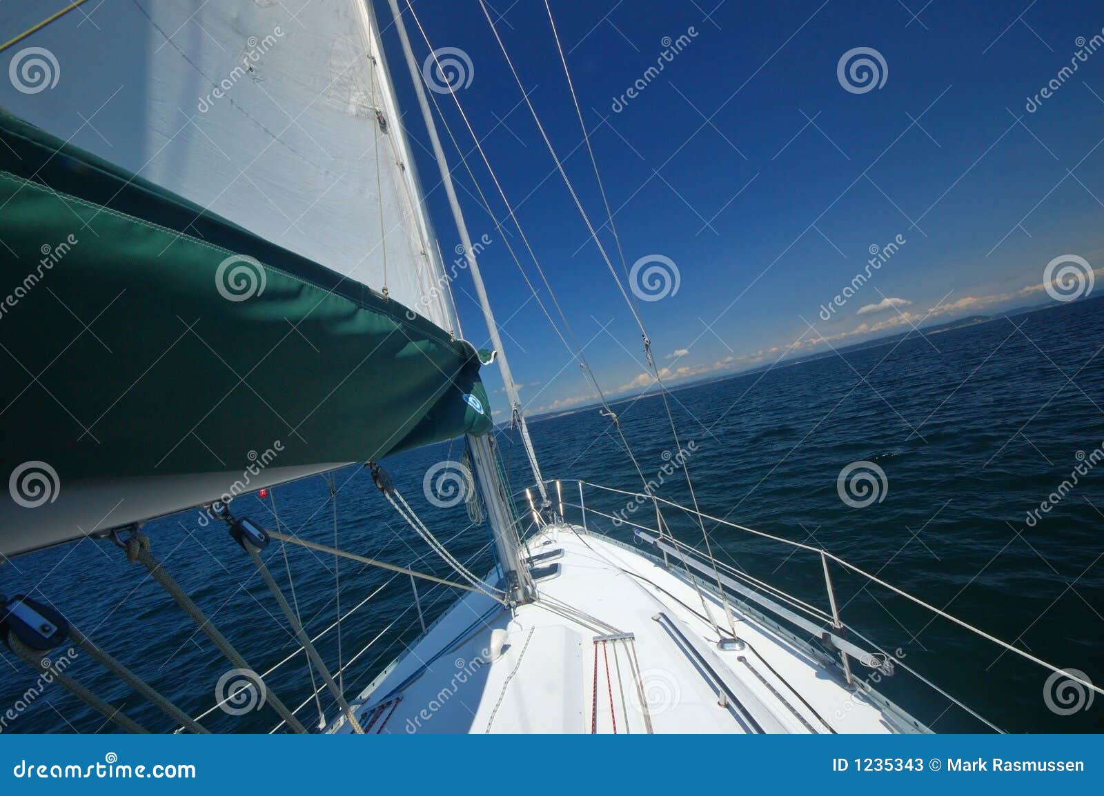 Sailing away stock image. Image of ocean, natuical, transportation ...