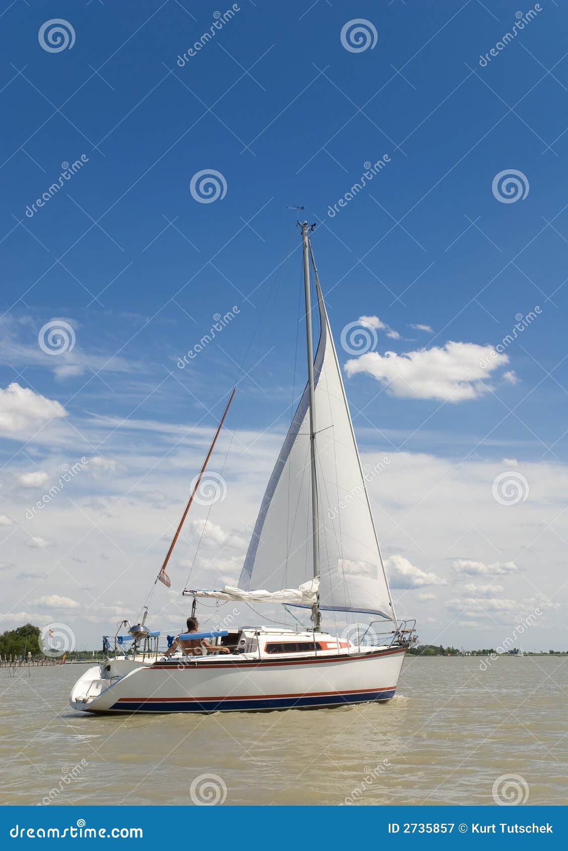 Sailing away stock image. Image of sail, holiday, austria - 2735857